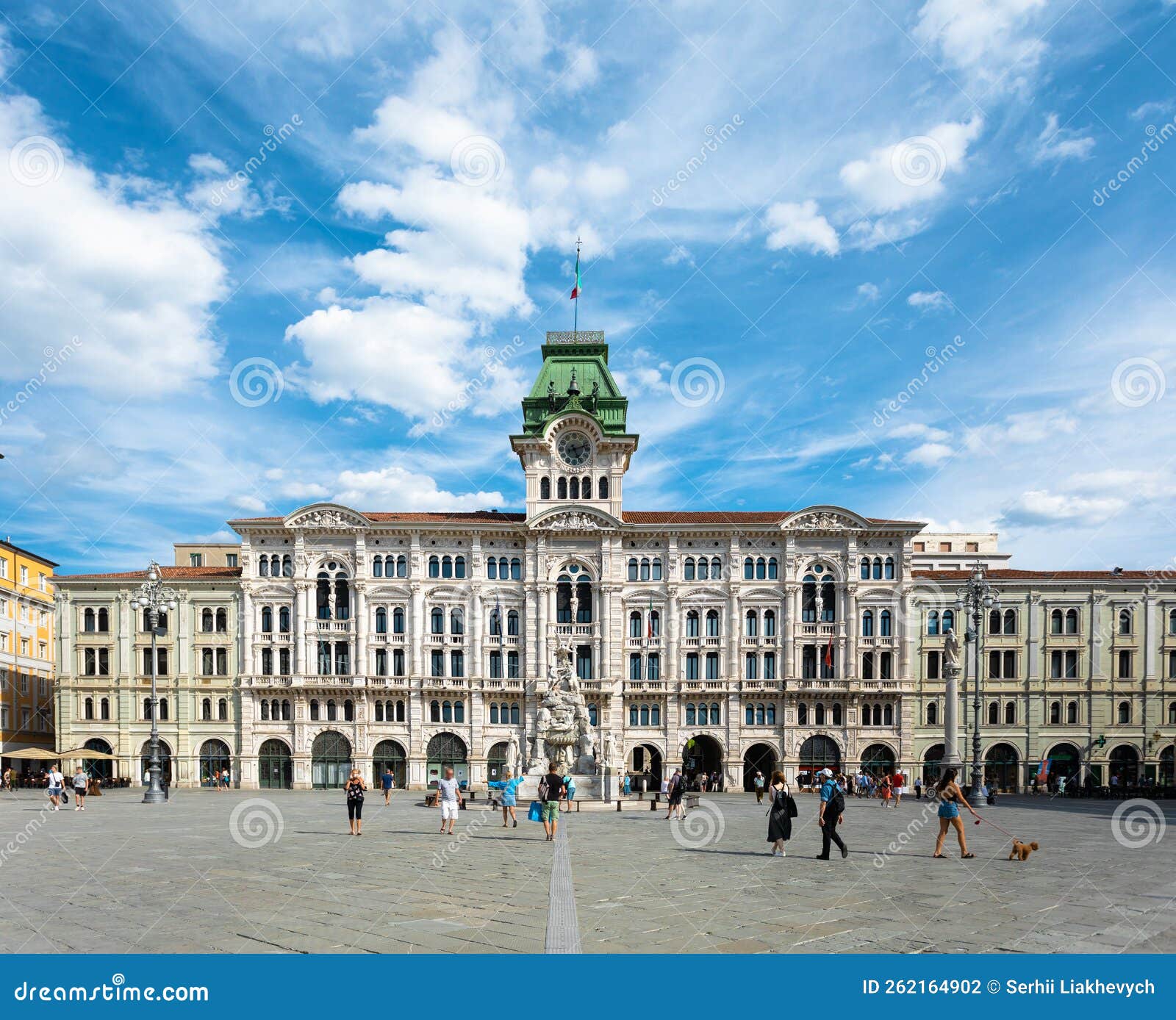 Unity of Italy Square in Trieste, Italy Editorial Photography - Image ...