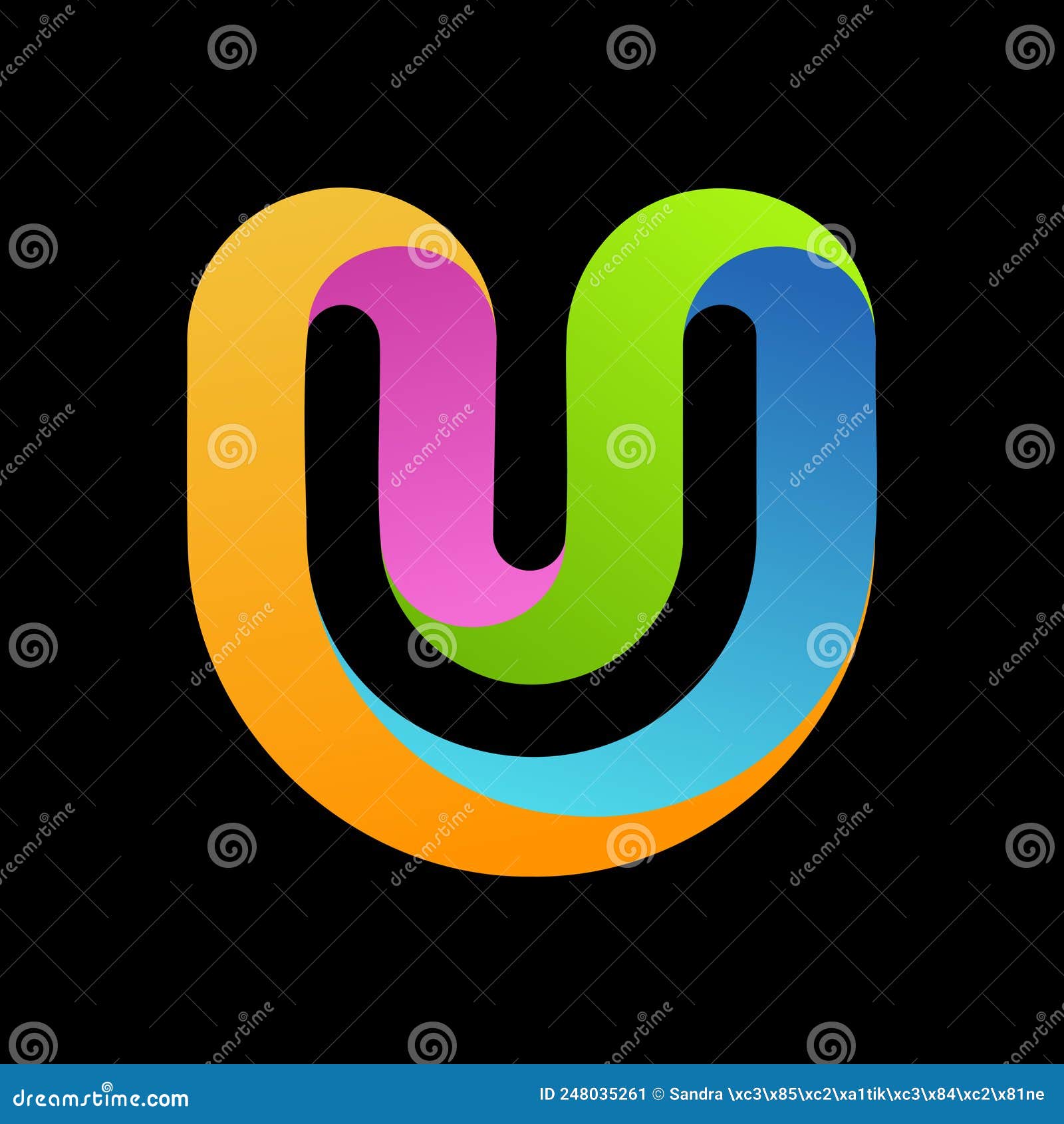 Creative Unity Concept Logo Design Template. Colorful Abstract Union ...