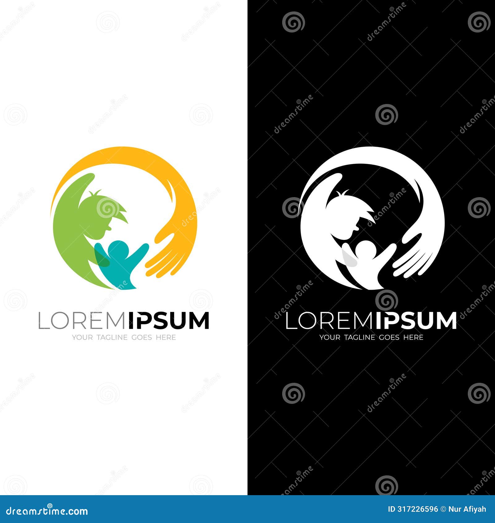 Unity Logo and Family Design Template, Community Logos Stock Vector ...