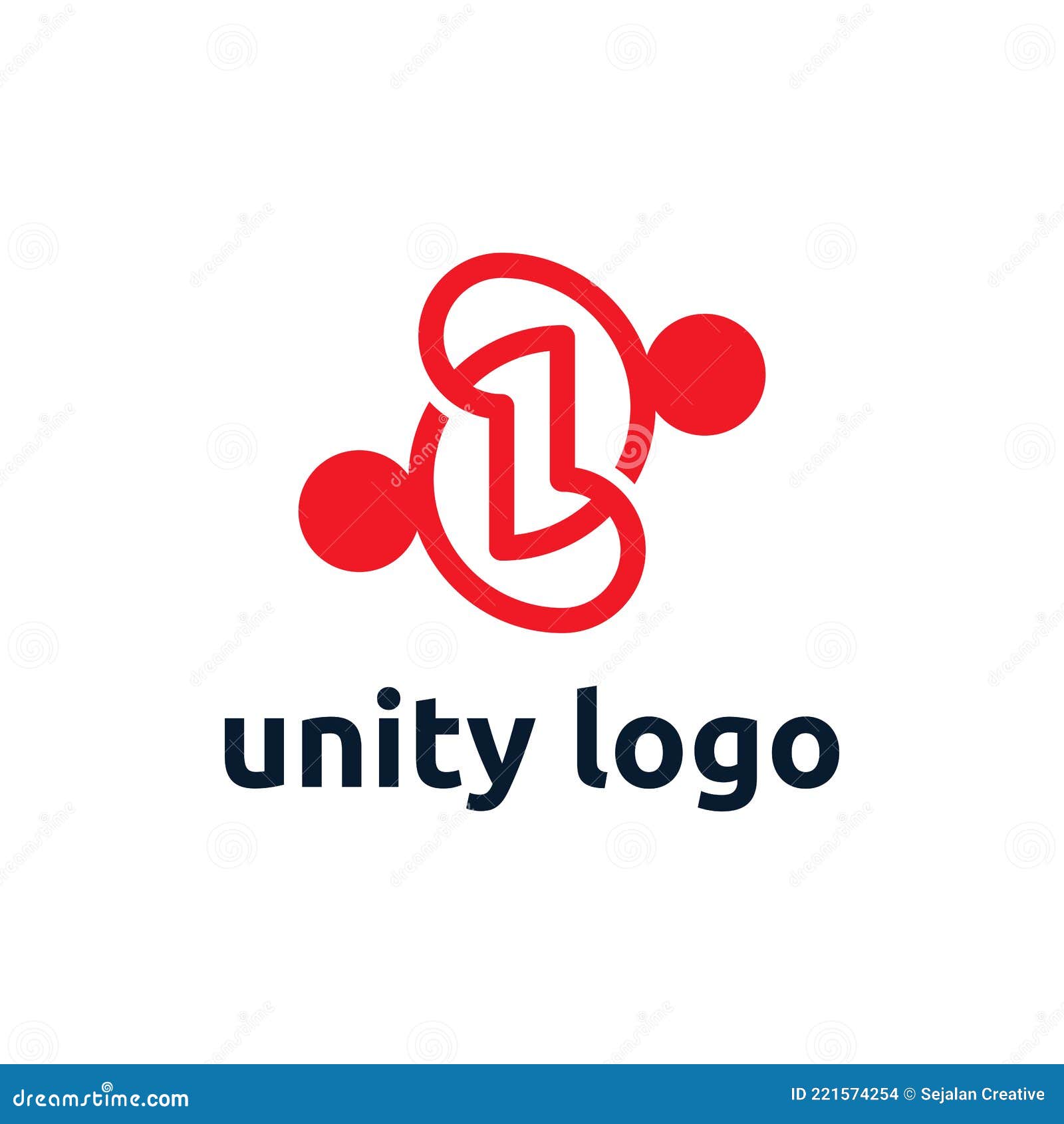Unity Logo stock vector. Illustration of culture, connect - 221574254