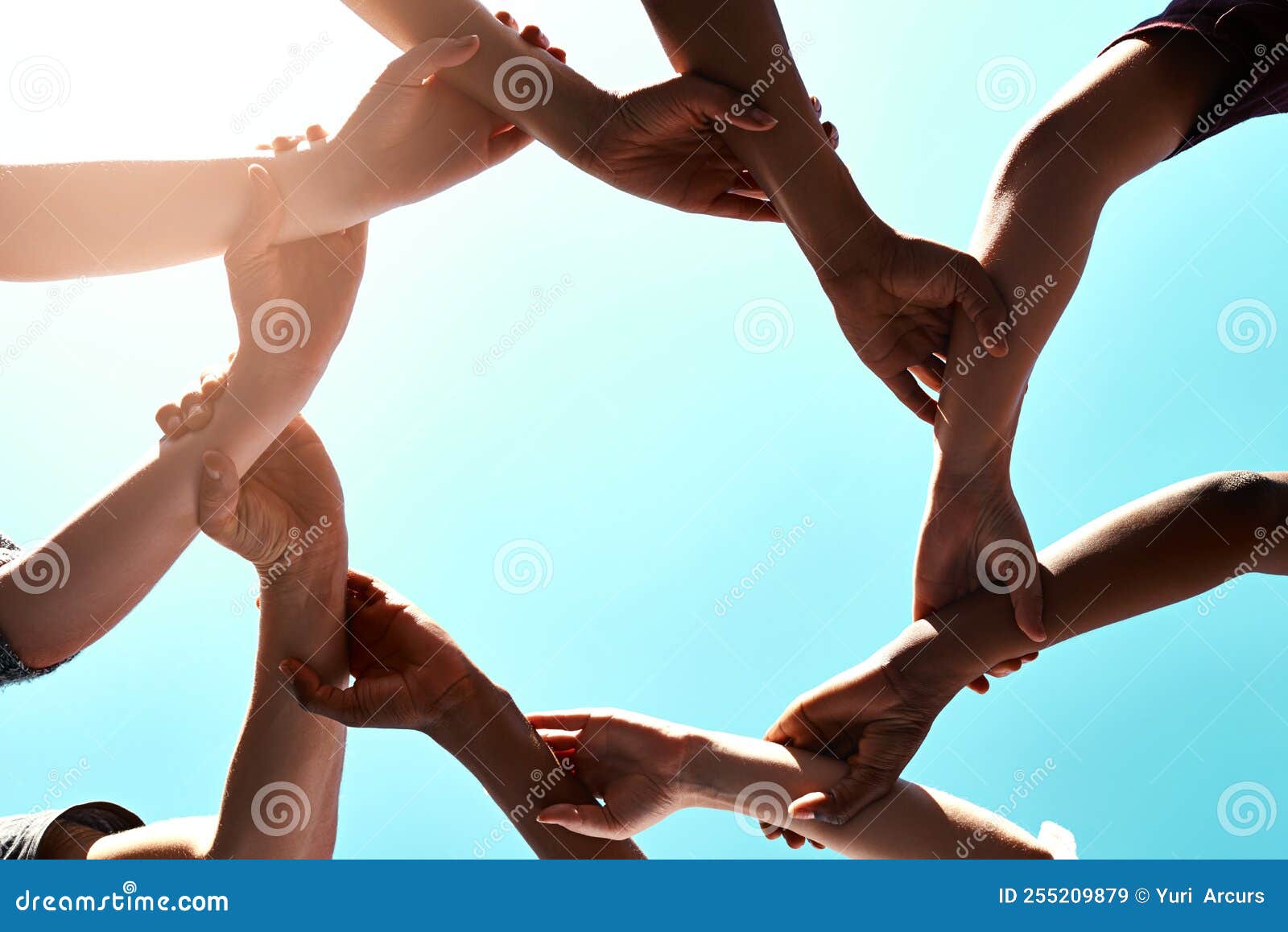 Unity is the Most Powerful Weapon. a Group of Unidentifiable ...