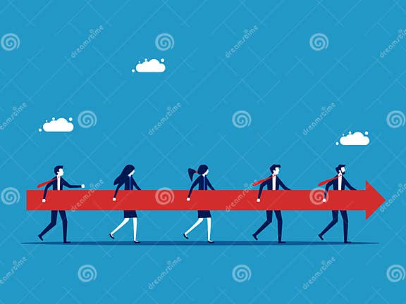 The Unity of the Organization for Progress. Businessman Holding an ...