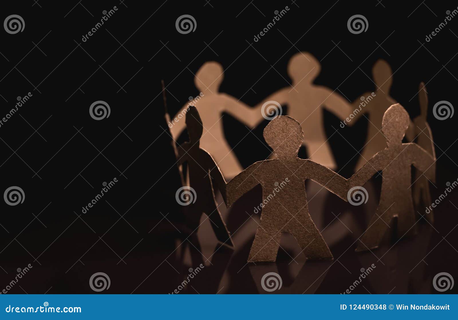 Unity Of Paper Human Symbol Stock Photography | CartoonDealer.com ...