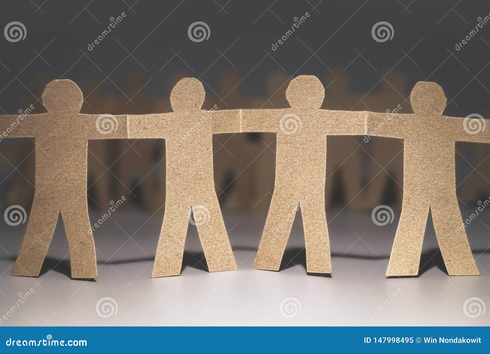 Unity of paper team stock image. Image of people, group - 147998495