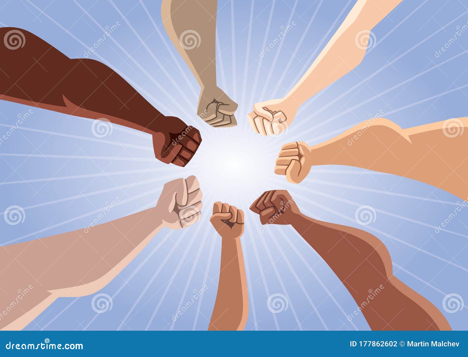 Unity of People stock vector. Illustration of group - 177862602