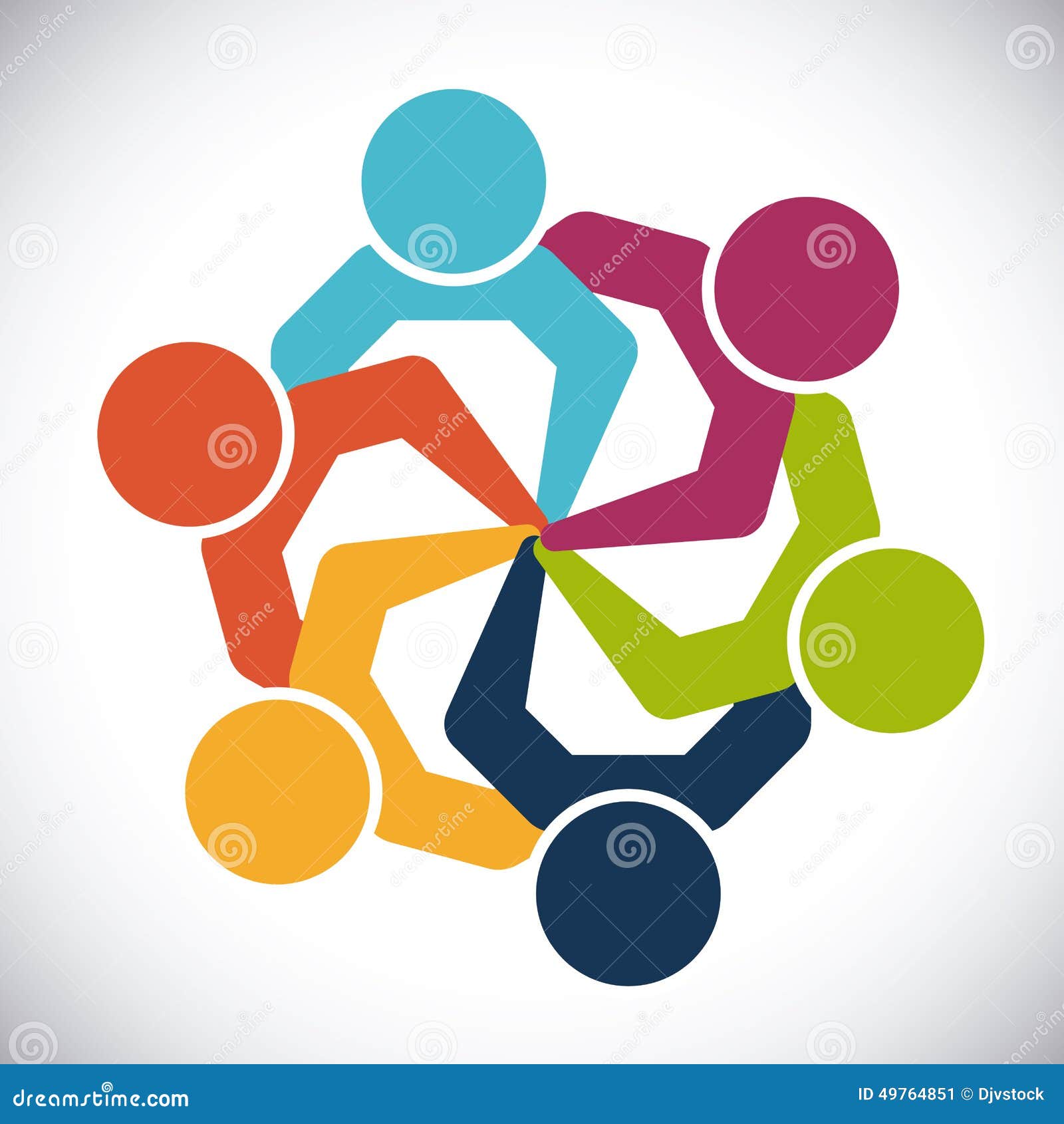 Unity people stock illustration. Illustration of team - 49764851