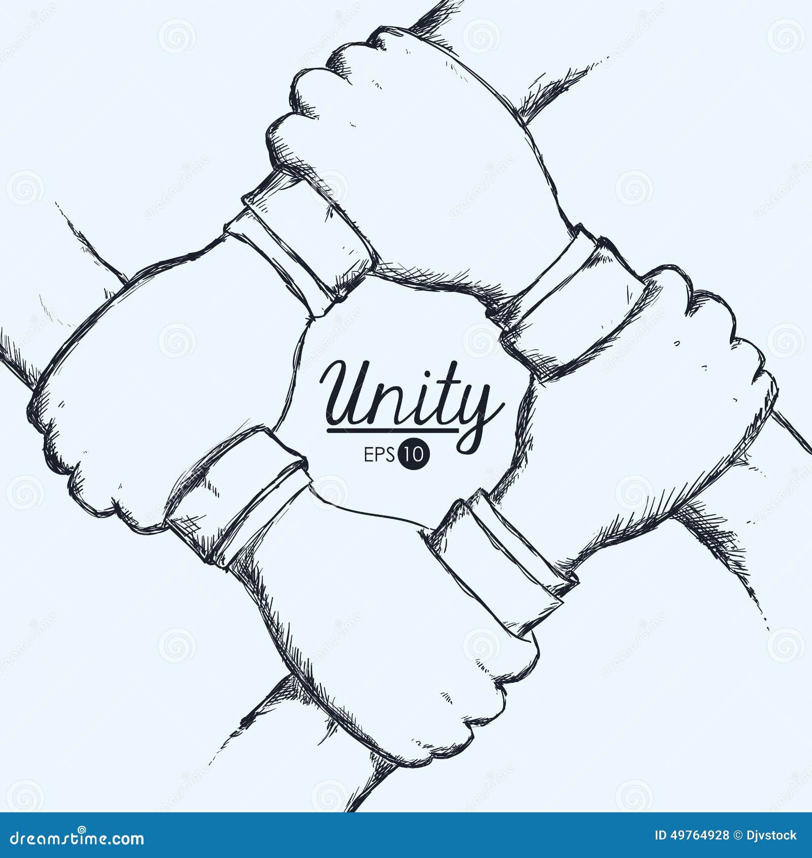 Unity people stock illustration. Illustration of diversity - 49764928