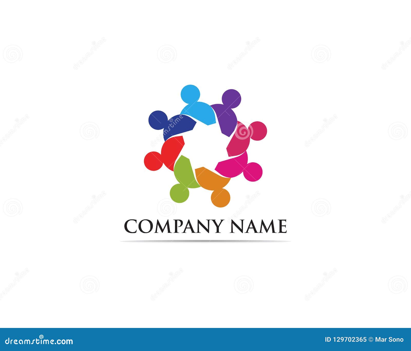 Unity People Logo and Symbol Vector Stock Vector - Illustration of ...