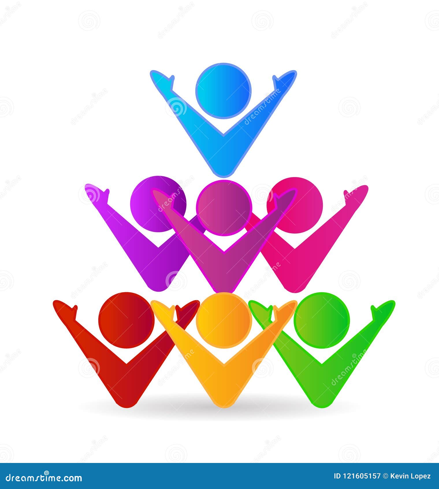 Unity People Together Vector Logo Stock Vector - Illustration of ...