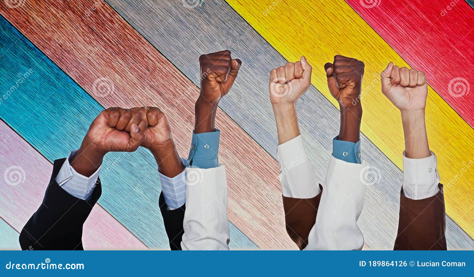 Unity power gesture stock photo. Image of black, businessman - 189864126