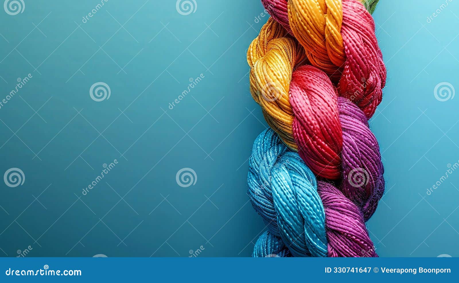 Unity Rope in Teamwork, Diverse Partnership Strength, Communicate ...
