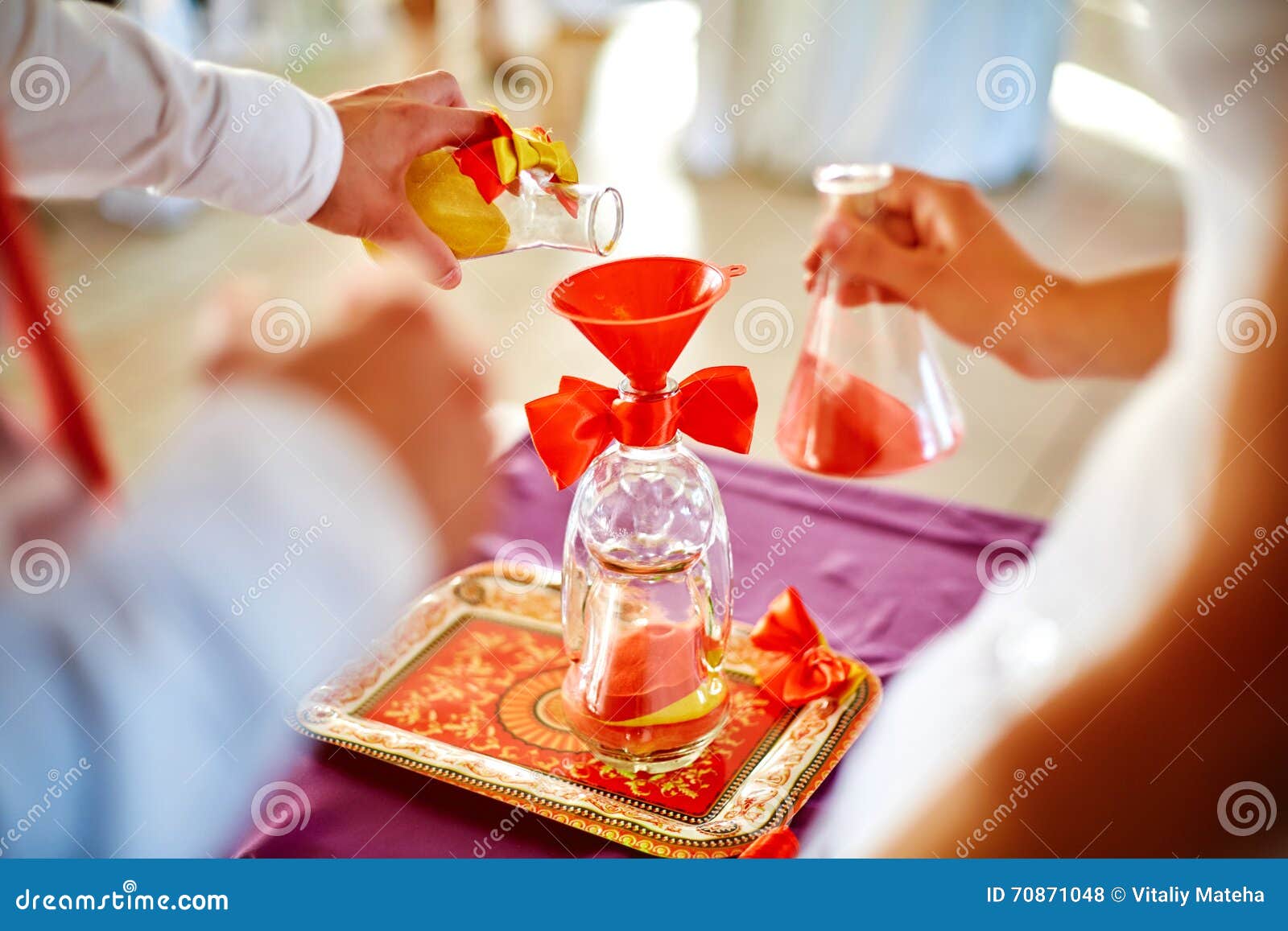 The Unity Sand Ceremony stock photo. Image of gift, element - 70871048
