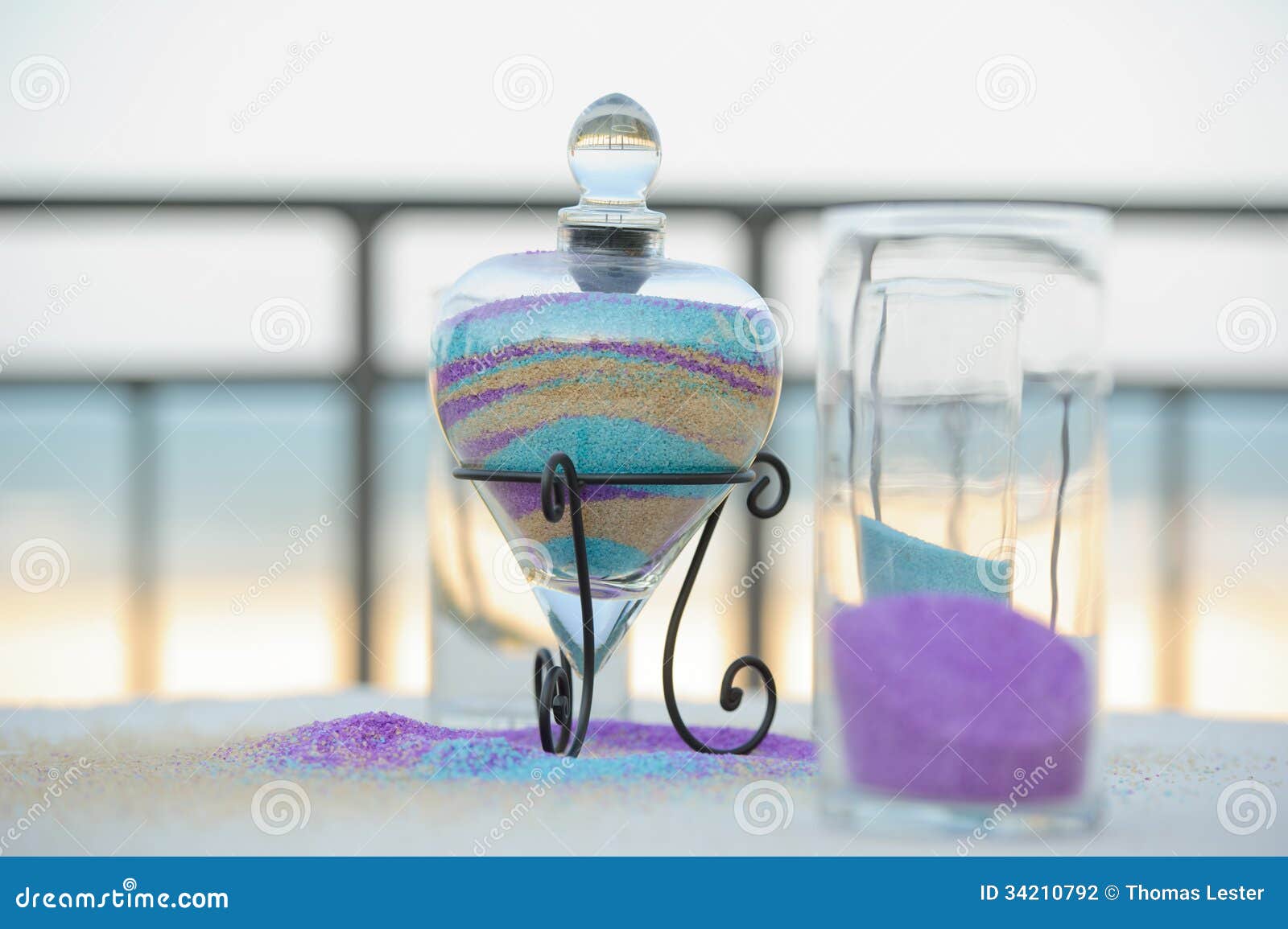 Unity sand container stock photo. Image of pattern, marriage - 34210792
