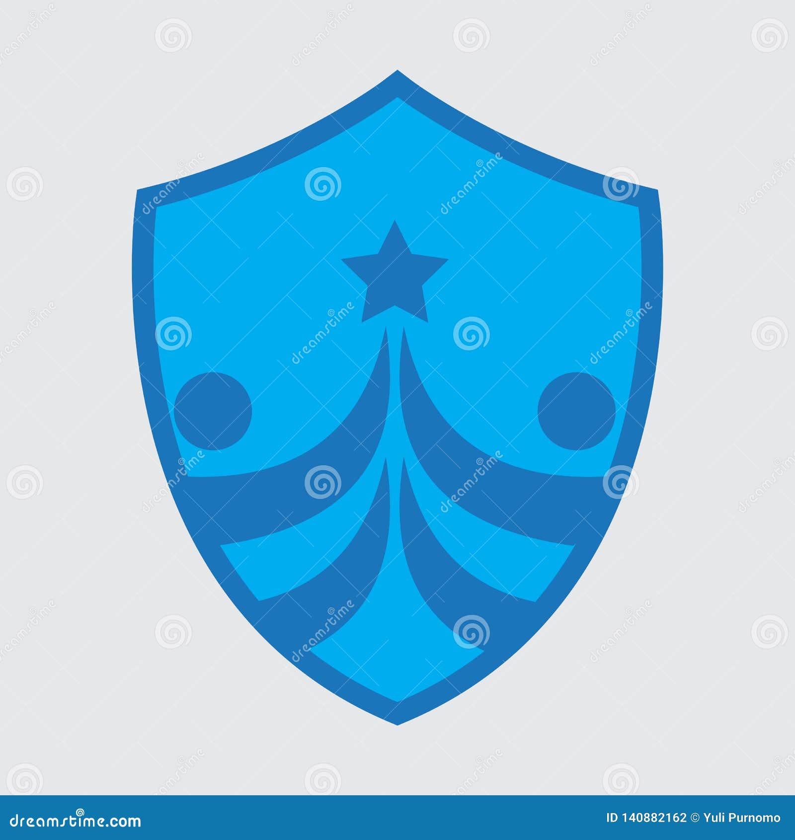 Unity Shield Logo Template Design Vector Stock Illustration ...
