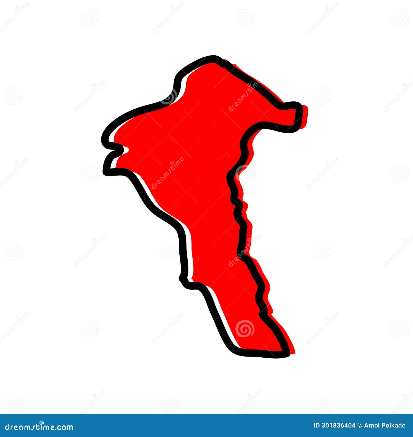 Unity State of South Sudan Vector Map Illustration Stock Vector ...