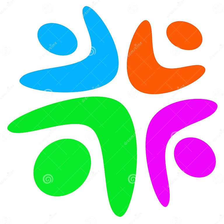 Unity symbol stock illustration. Illustration of friendship - 15762219