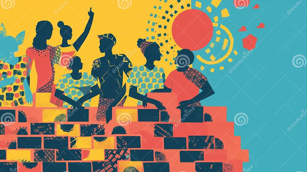 Unity and Teamwork Create a Community, Uniting Diverse Workers in a ...