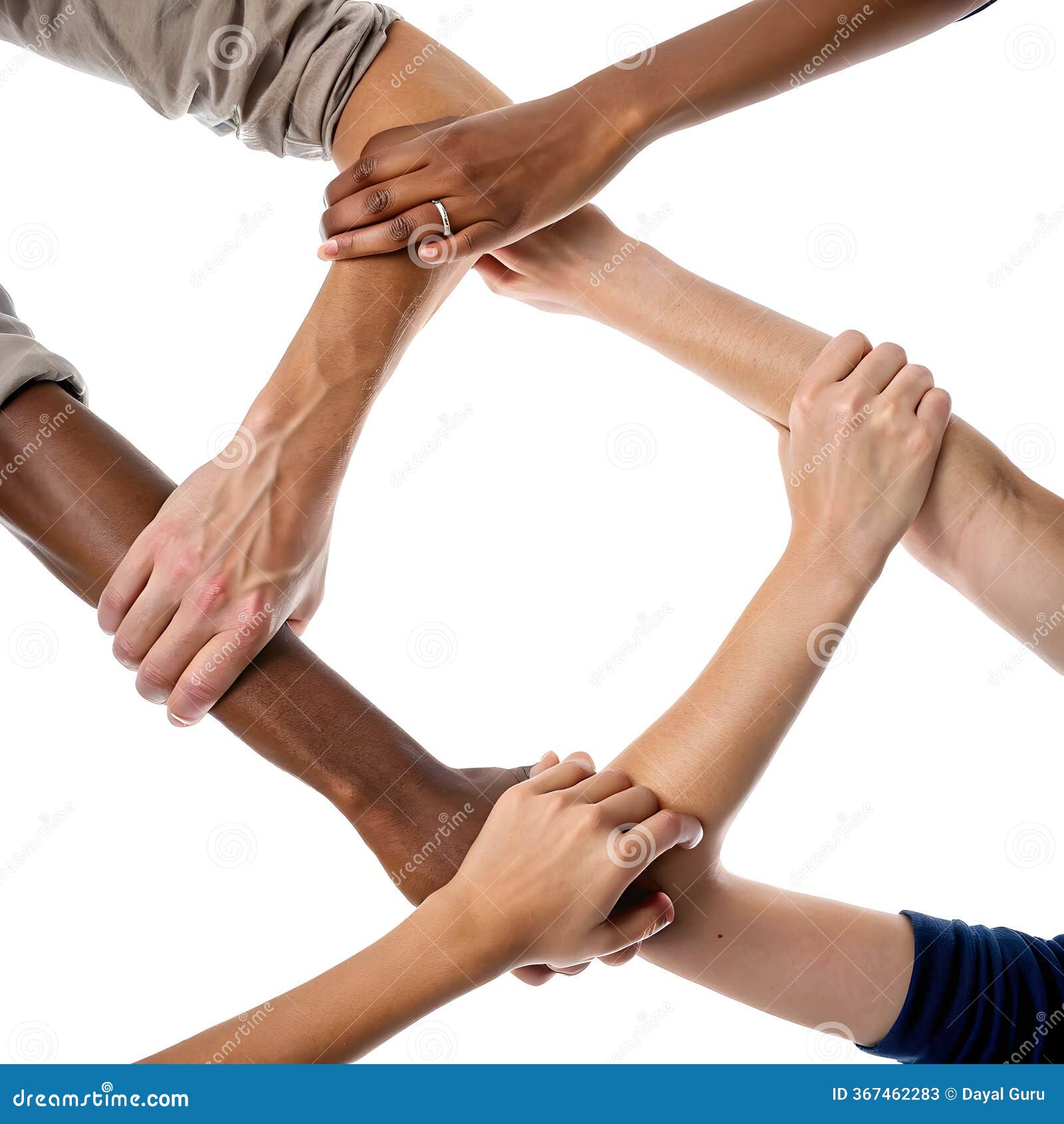 3d Man Teamwork, Isolated On White Royalty-Free Stock Photo ...