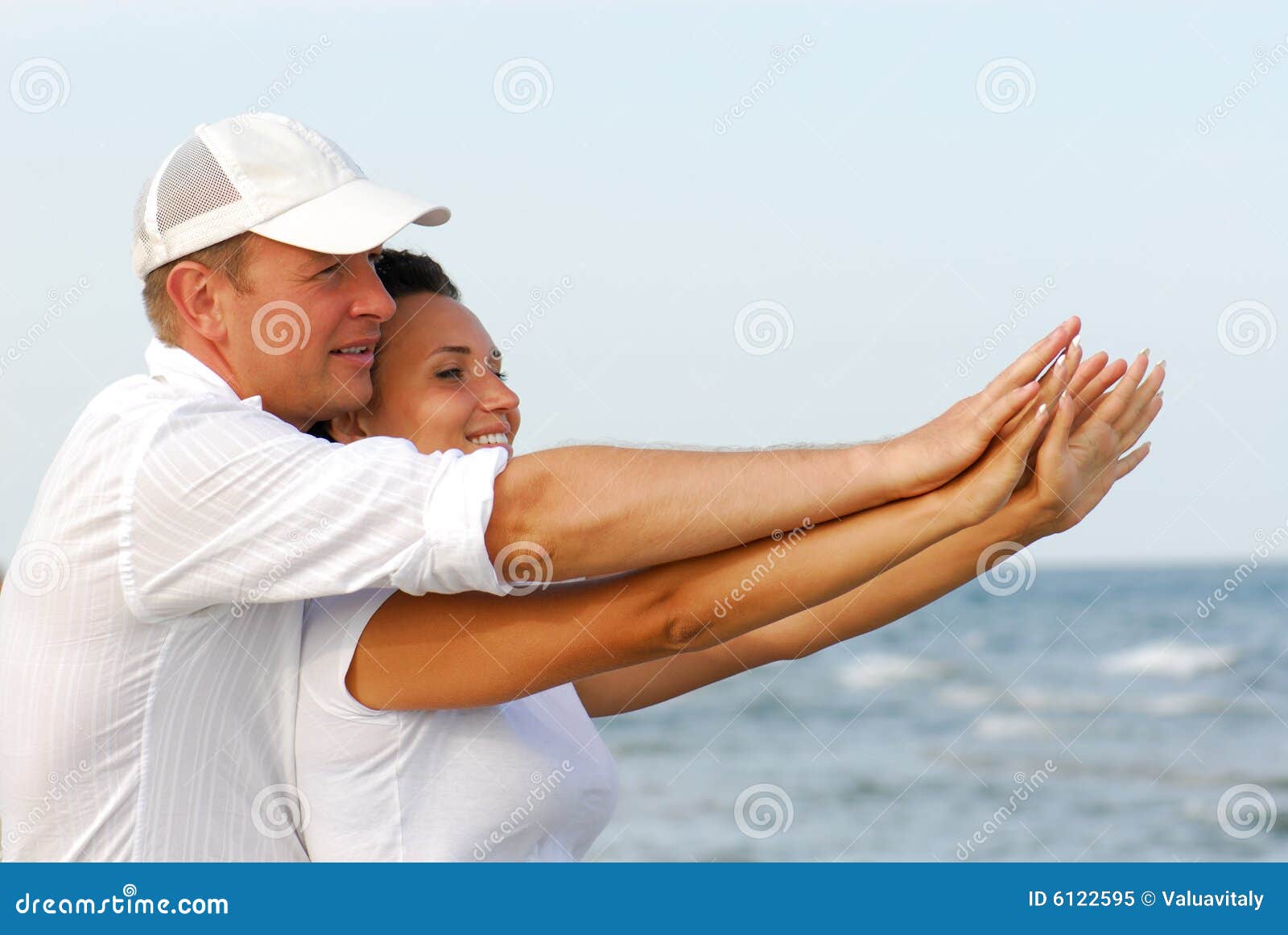 Unity of Two Beautiful People Stock Image - Image of relaxation, human ...
