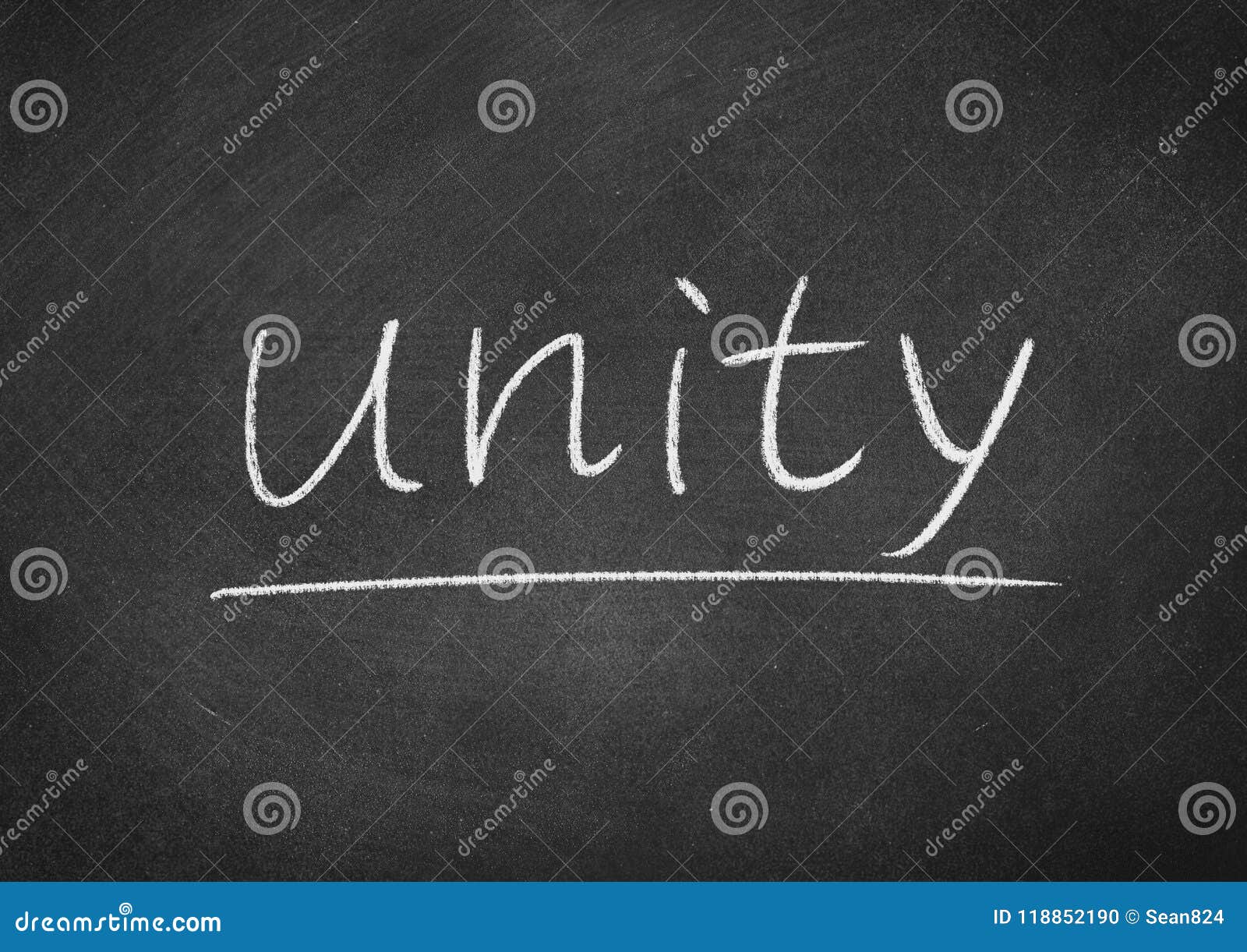 Unity stock photo. Image of abstract, word, unity, blackboard - 118852190