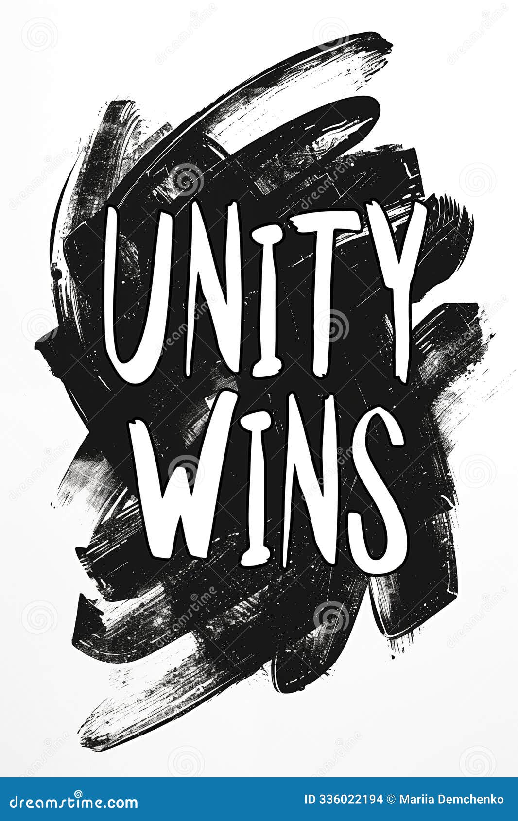 Unity Wins Creative Typography with Abstract Black Brushstroke ...