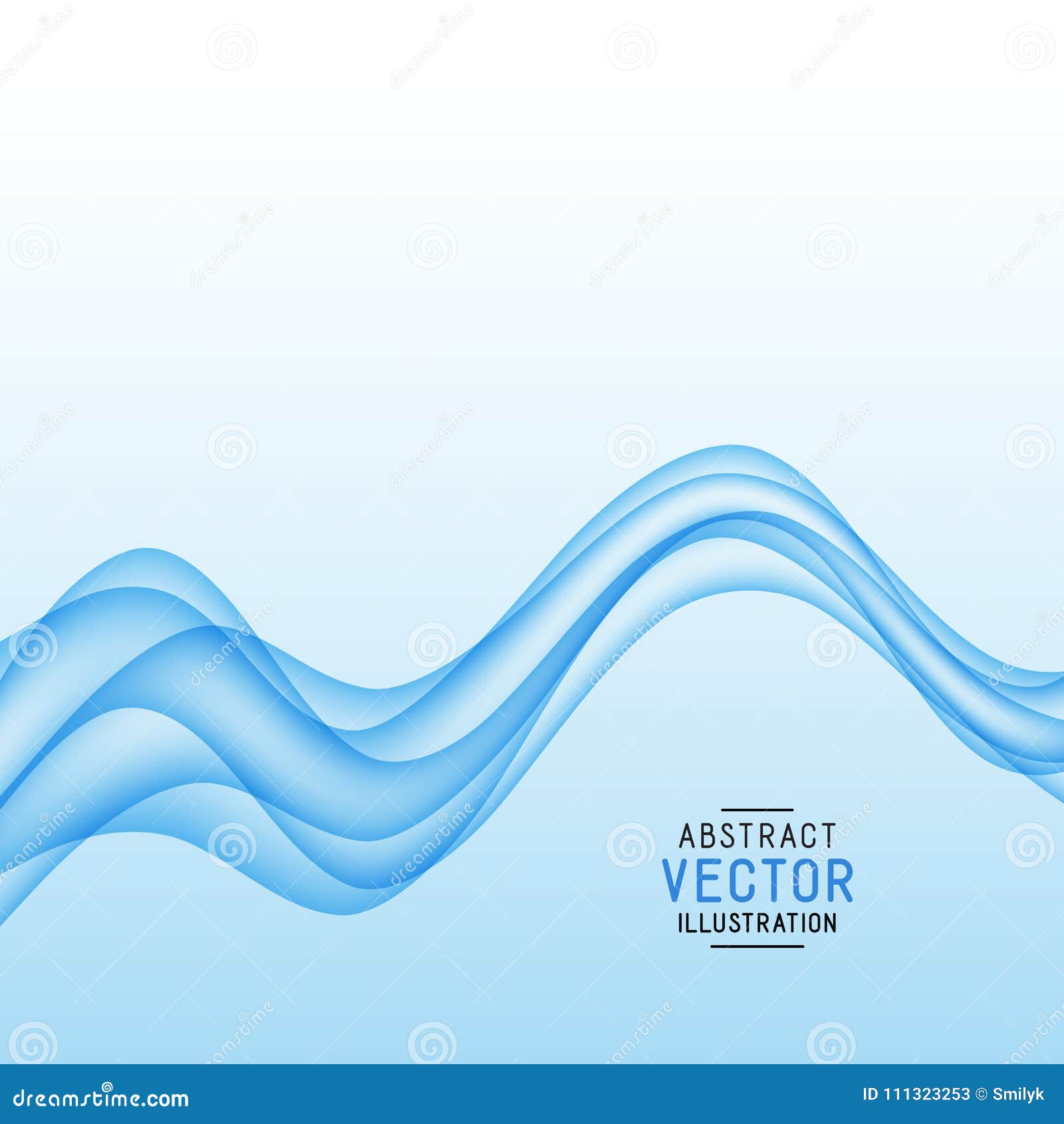 Universal Abstract Delicate Background with Transparent Wave Lin Stock ...