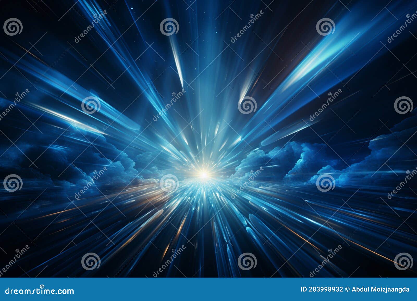 Universal Abstract Gray-blue Background with Radiant Rays of Light for ...