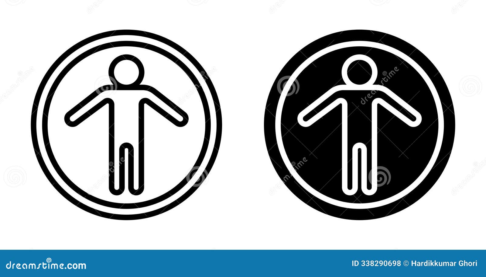 Universal Access Icon Isolated on White Background Stock Vector ...