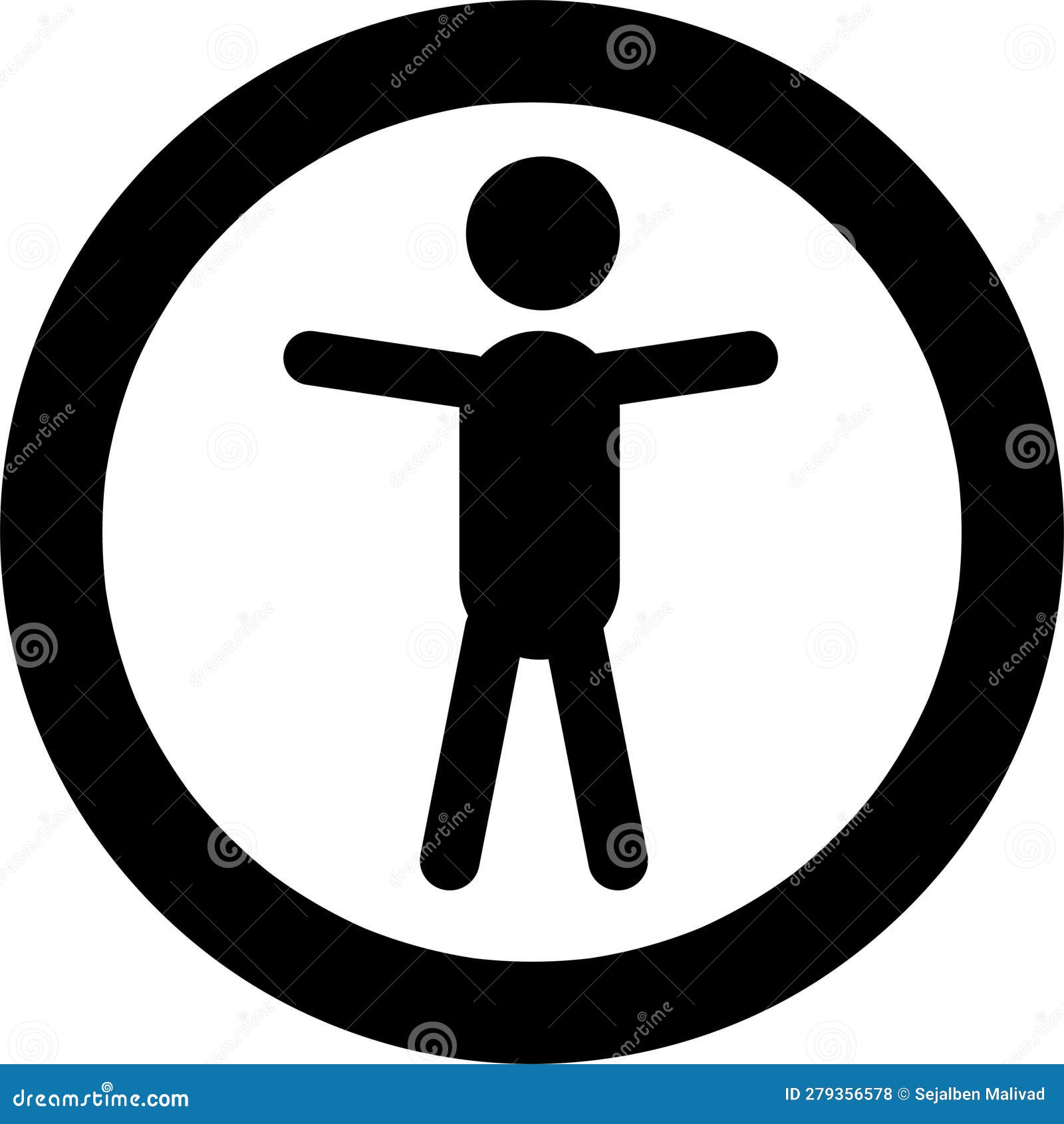 Universal accsess icon . stock illustration. Illustration of wheel ...