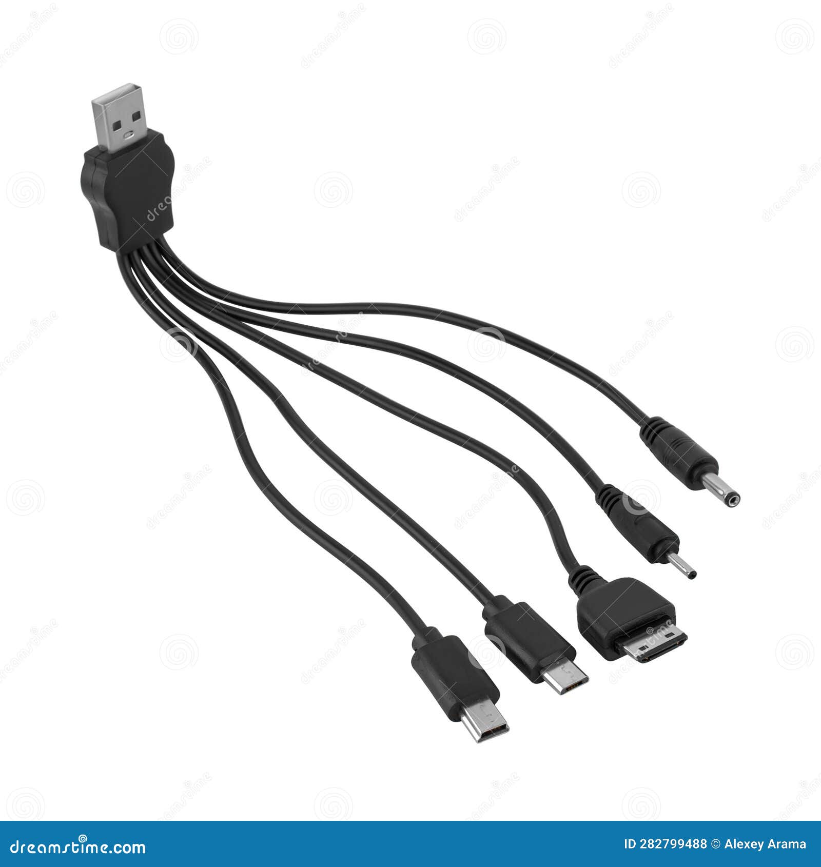 Universal Adapter Cable from USB Connector To Micro USB, Mini-USB and ...
