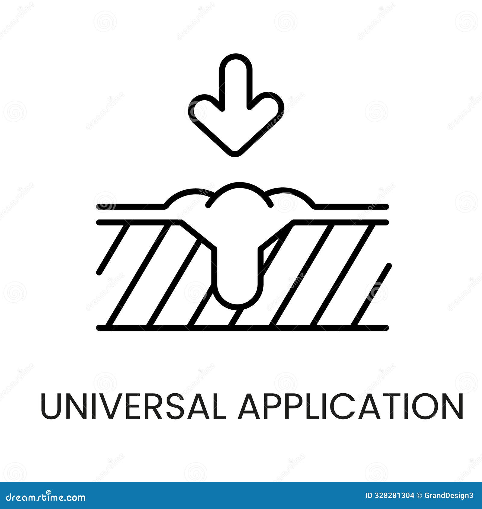 Polyurethane Foam Icon, Outline Style Cartoon Vector | CartoonDealer ...