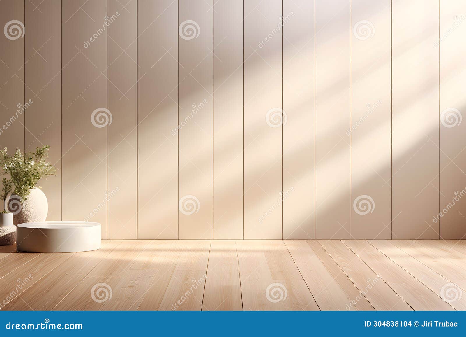 Universal Background for Presentation with a Beige Textured Wall and ...
