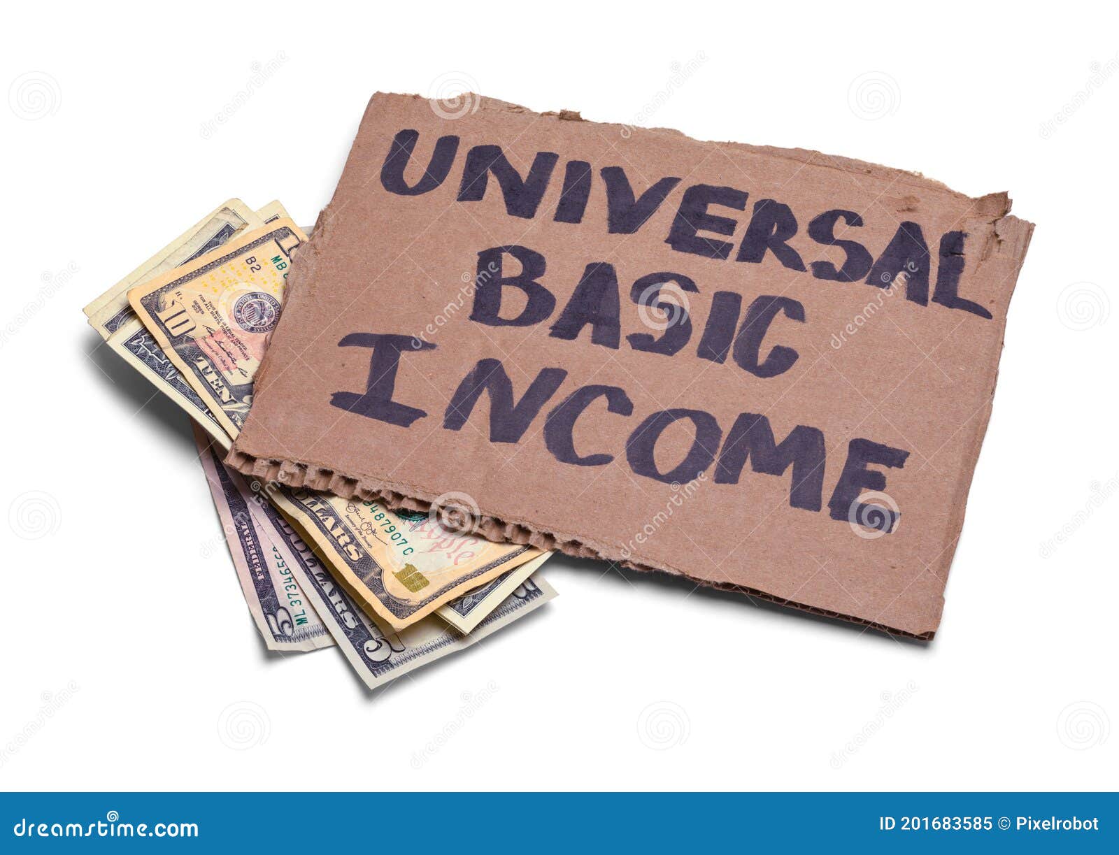 Universal Basic Income stock image. Image of income - 201683585
