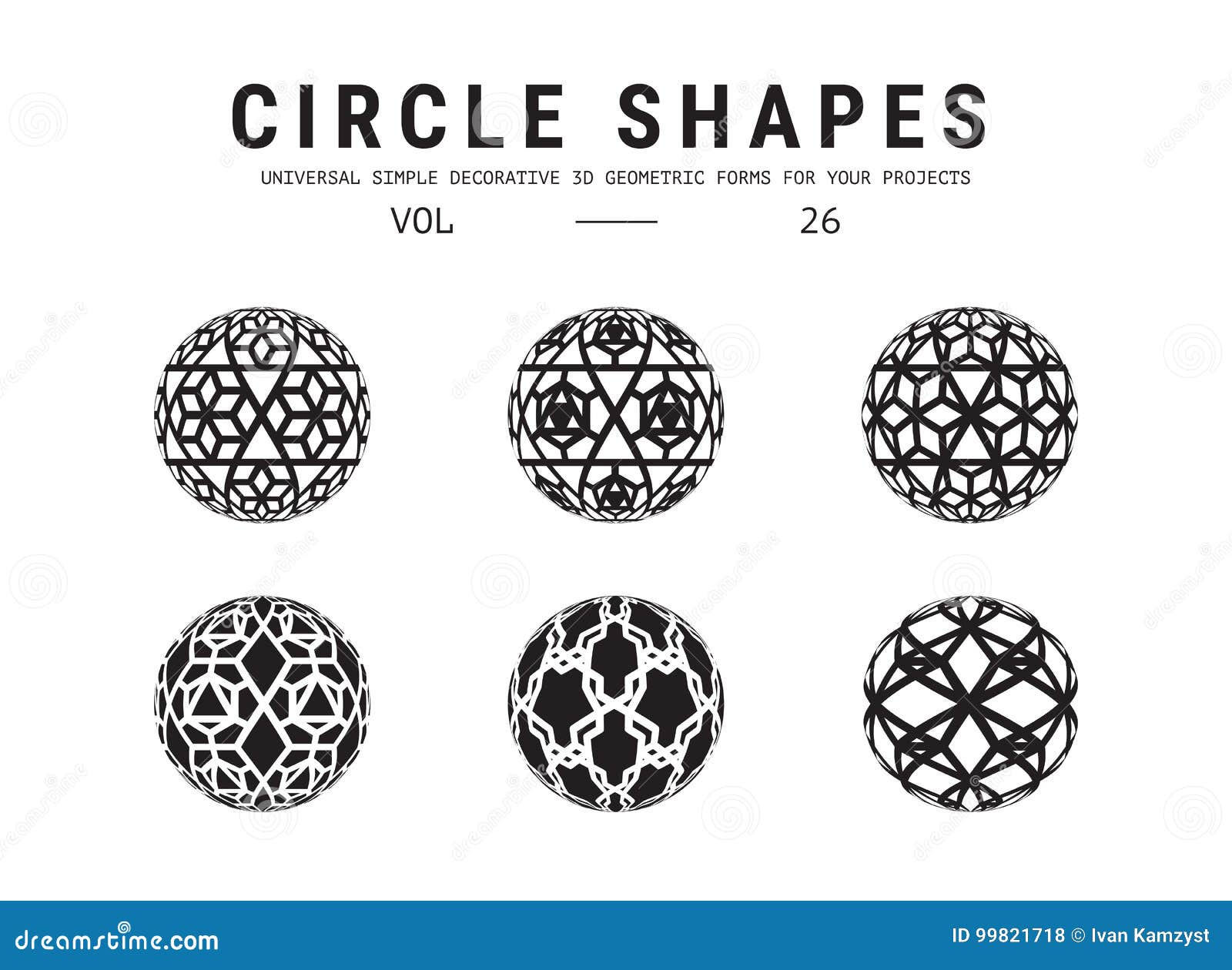 Universal Circle Shapes Set Stock Vector - Illustration of arrow ... Universal Circle Shapes Set Stock Vector - Illustration of arrow ...