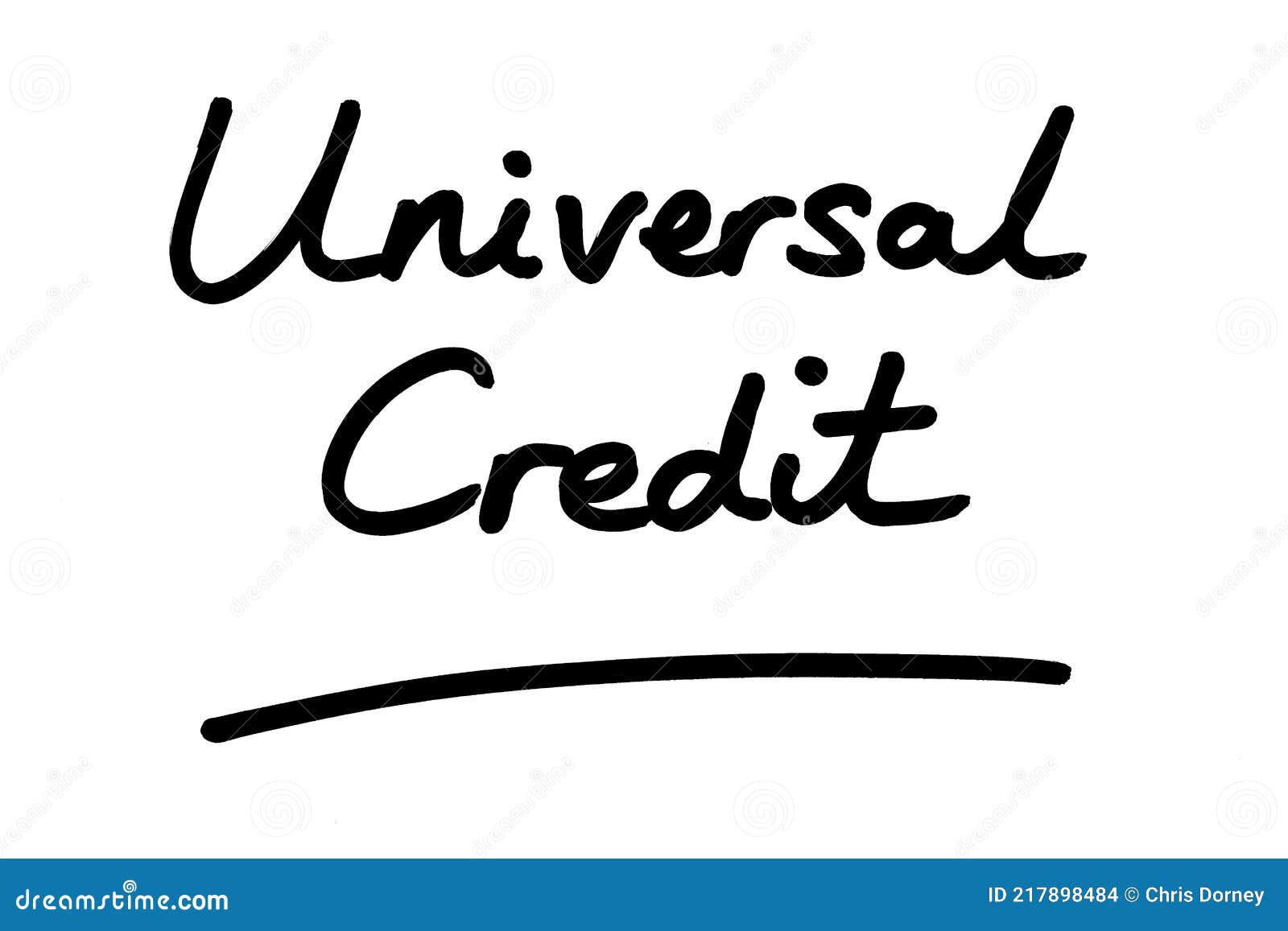 Universal Credit stock illustration. Illustration of benefit - 217898484