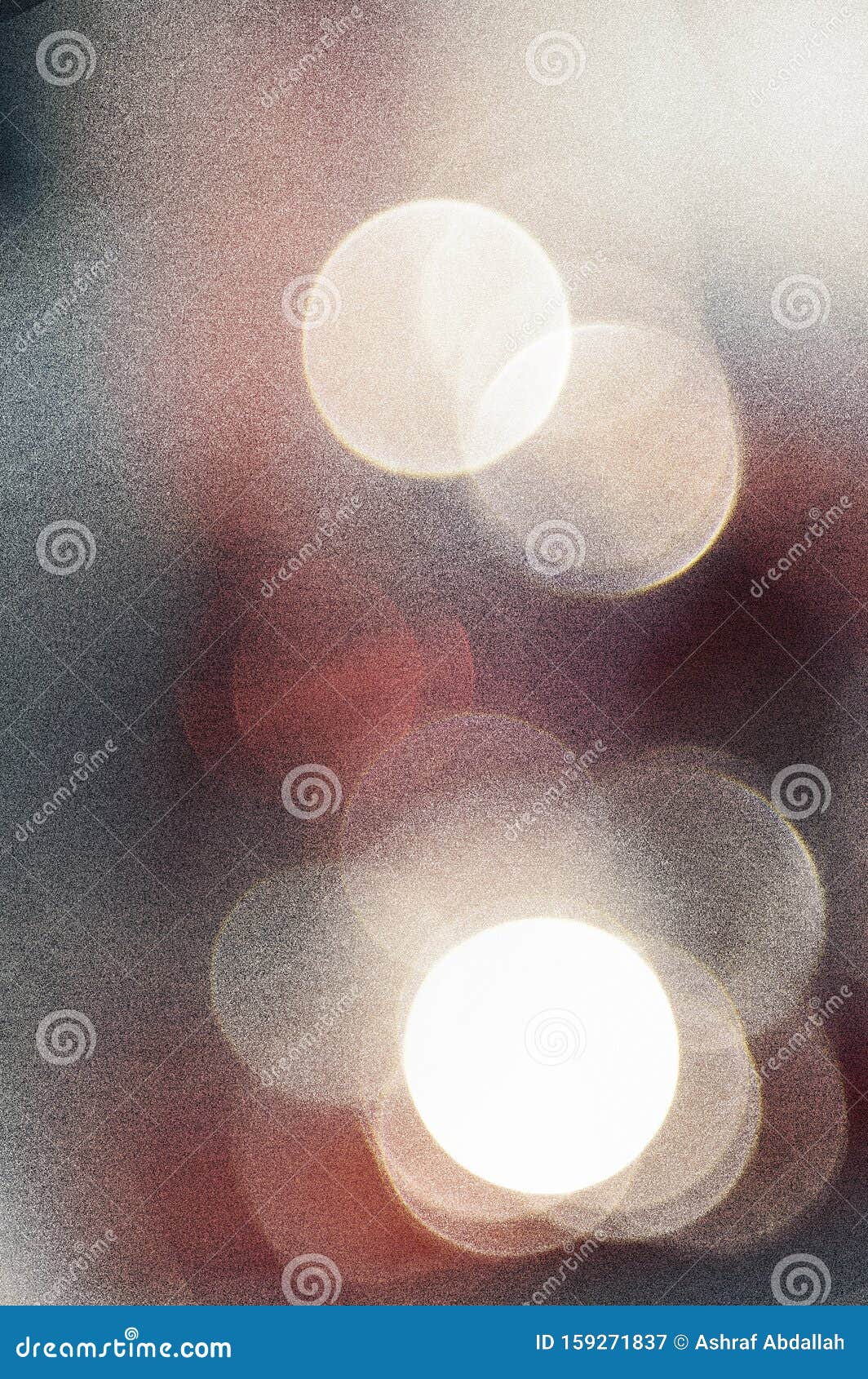 Universal Different Textures Bokeh Vector Seamless Patterns Set Stock ...