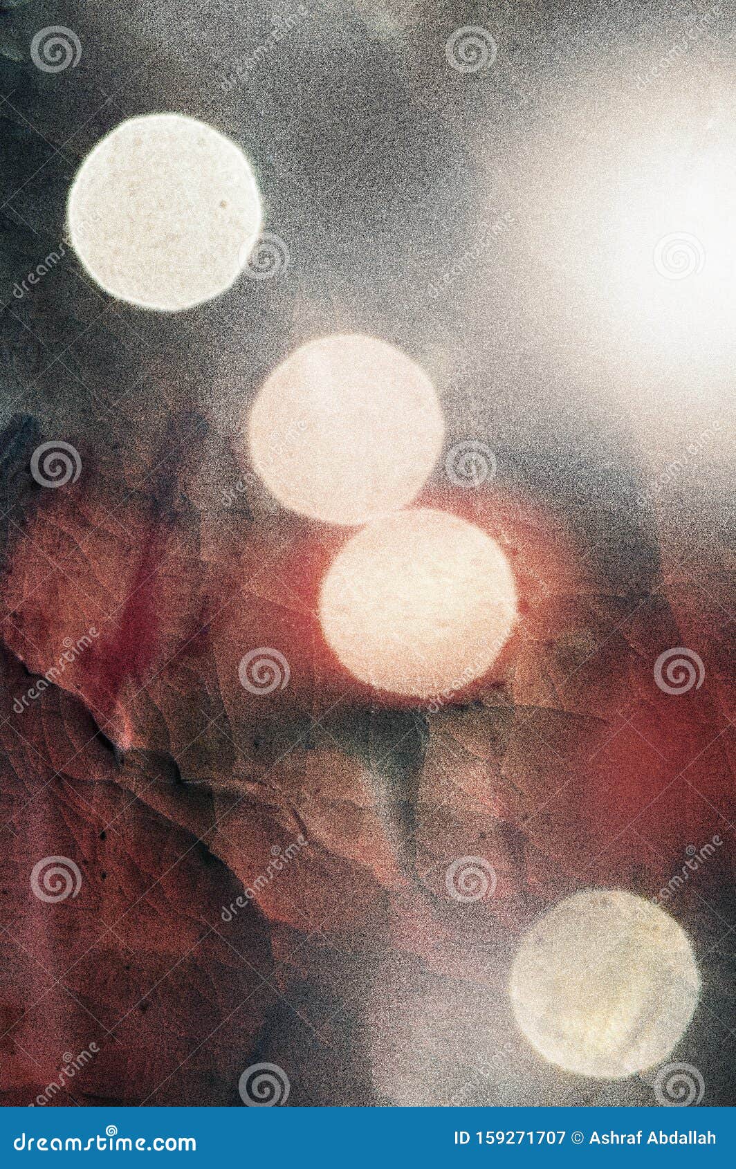 Universal Different Textures Bokeh Vector Seamless Patterns Set Stock ...