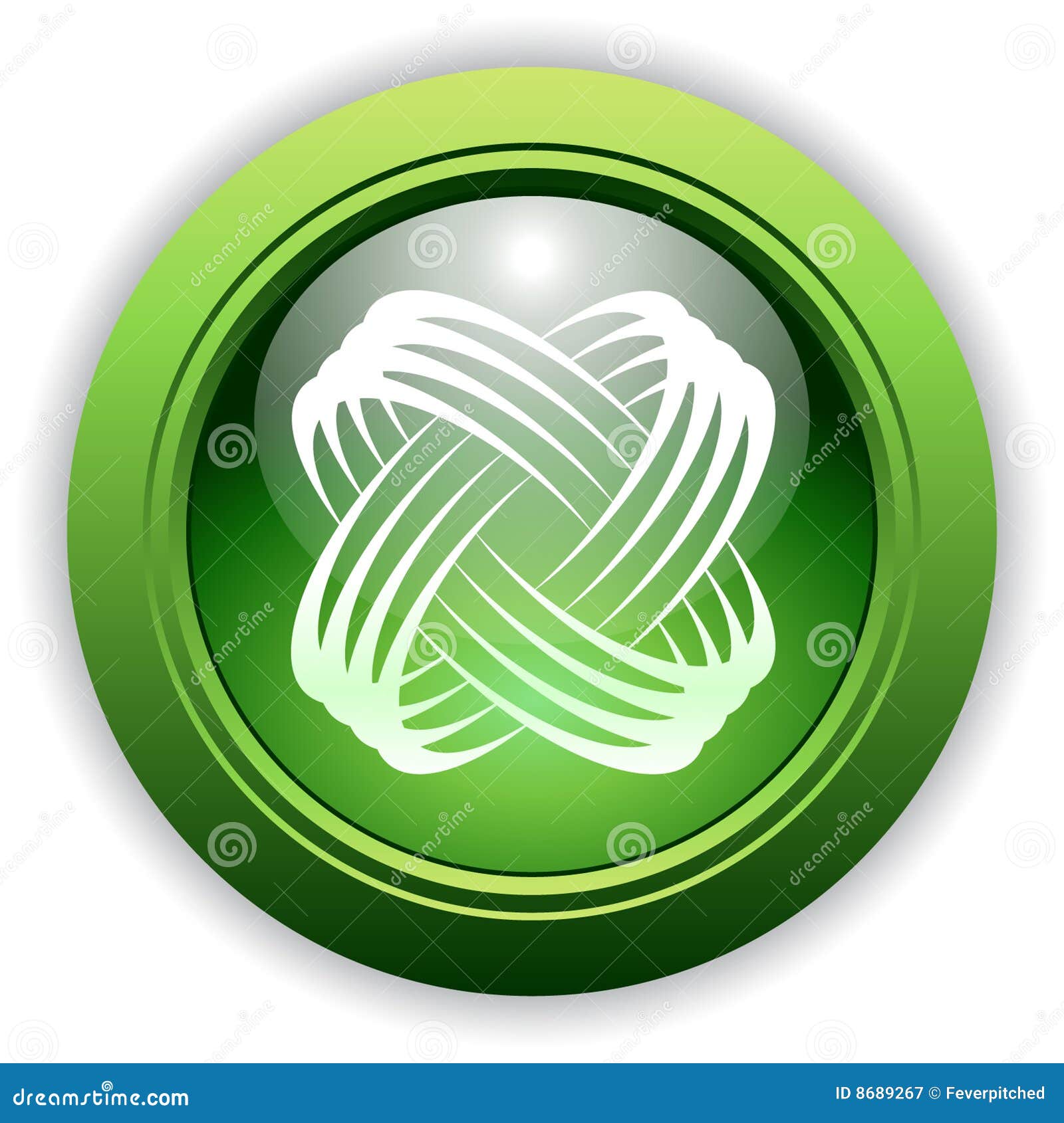 Universal Dynamic Button with Icon Stock Illustration - Illustration of ...