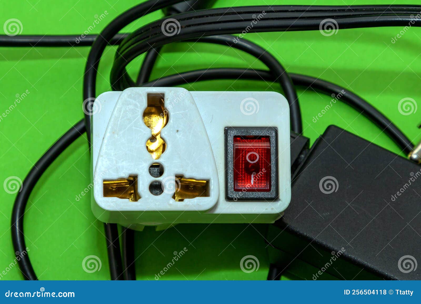 Universal Electric Adapter Plug Stock Photo - Image of adapter ...