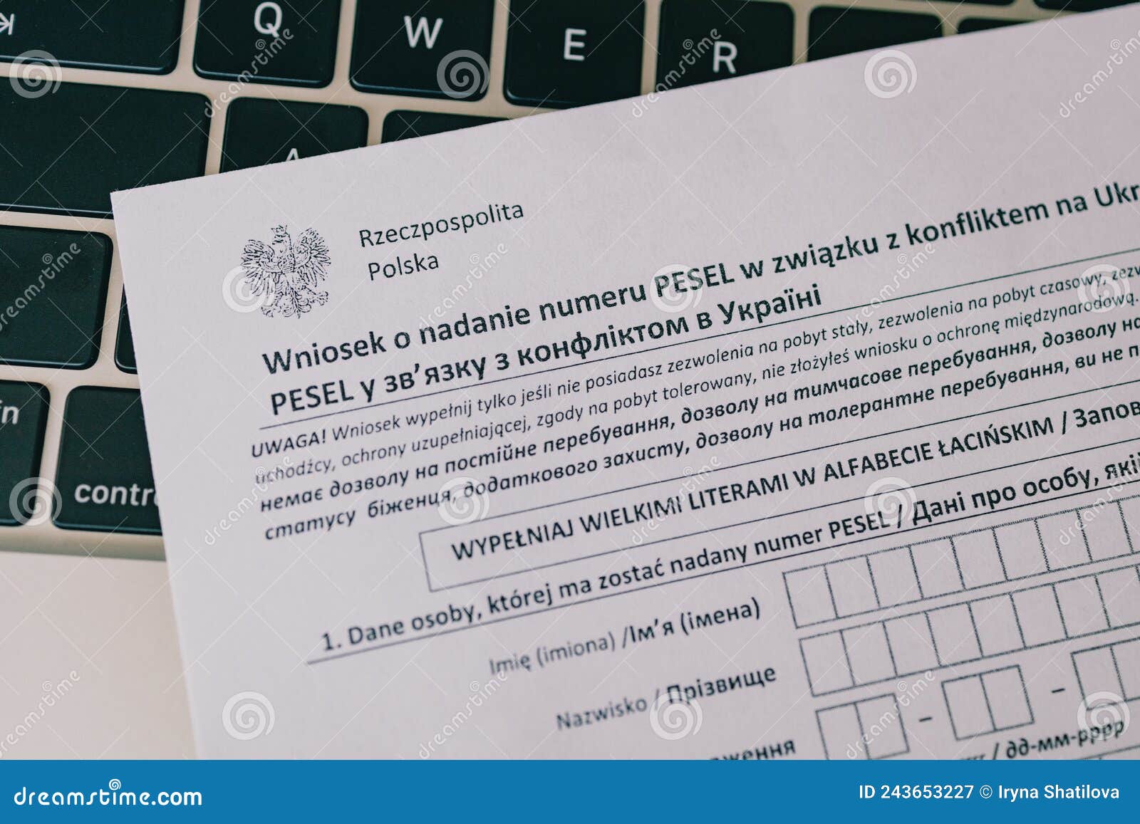 Universal Electronic System for Population Records ( PESEL ). Official ...