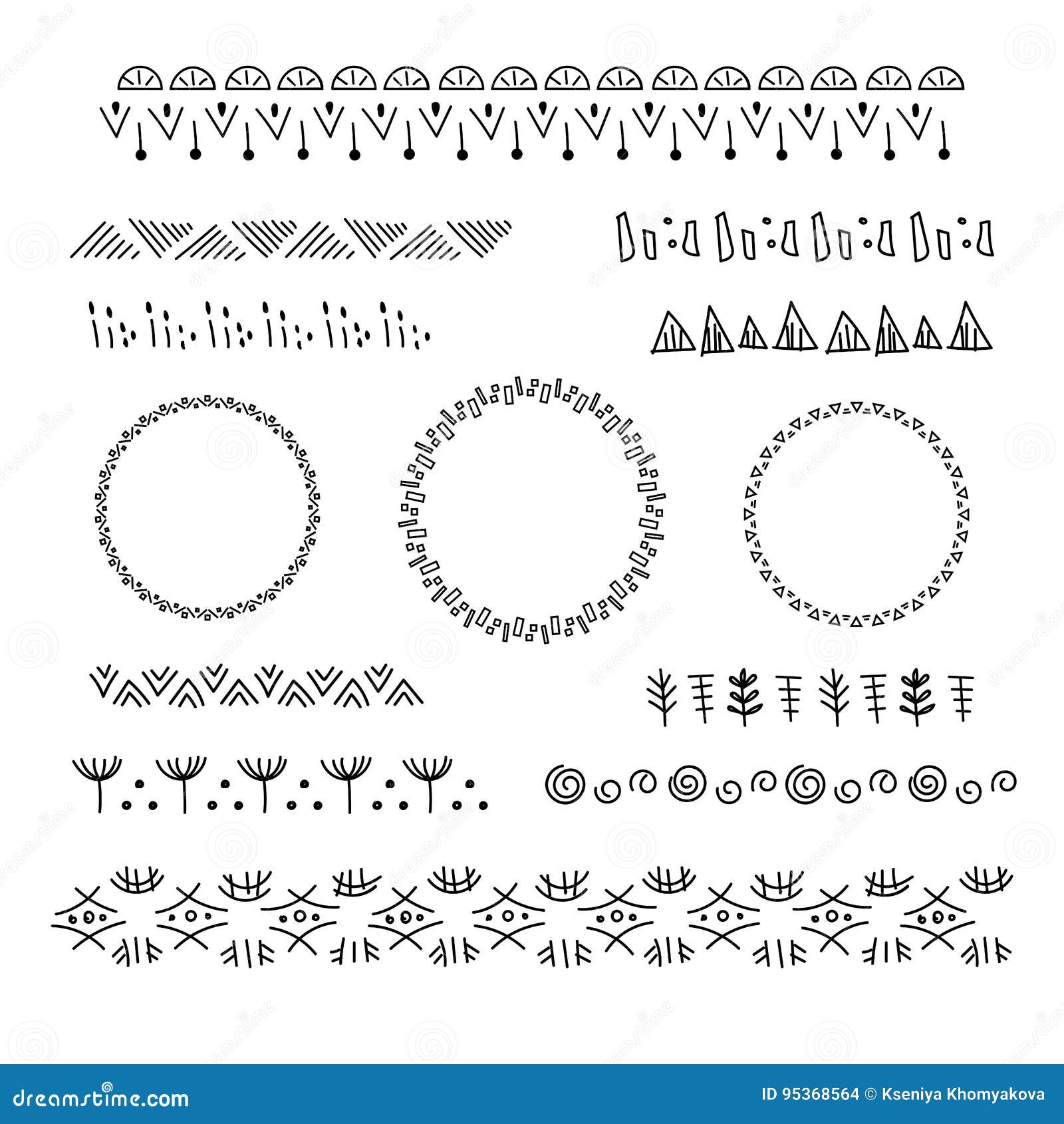 Universal Element for Border Stock Vector - Illustration of badge, logo ...