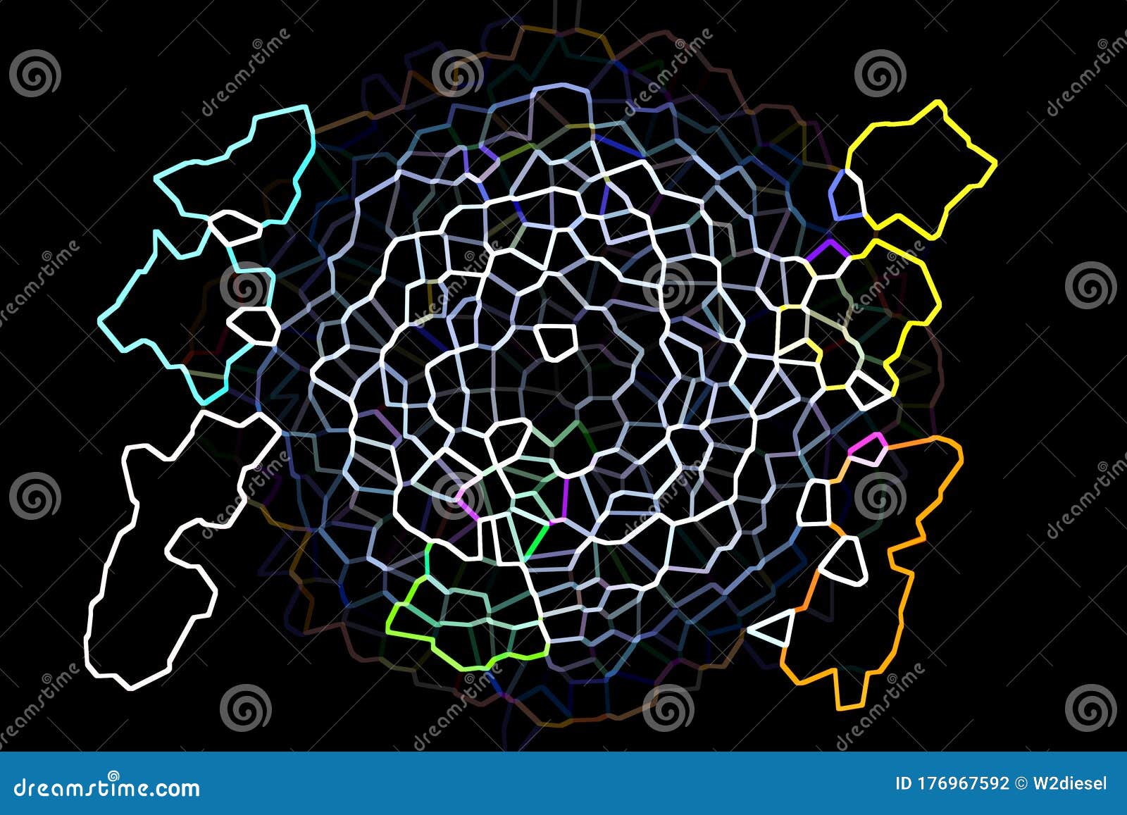 Universal Eternity 3d Abstract Design Stock Illustration - Illustration ...