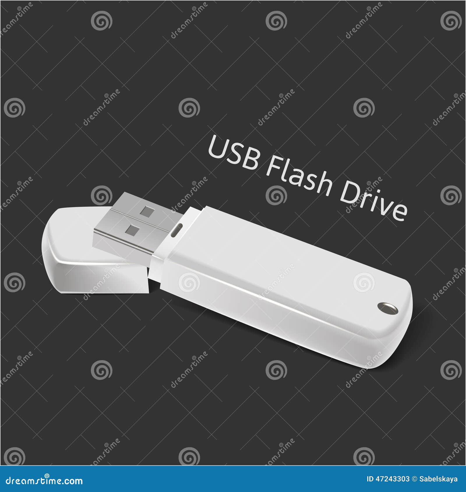 Universal flash drive stock vector. Illustration of electrical - 47243303