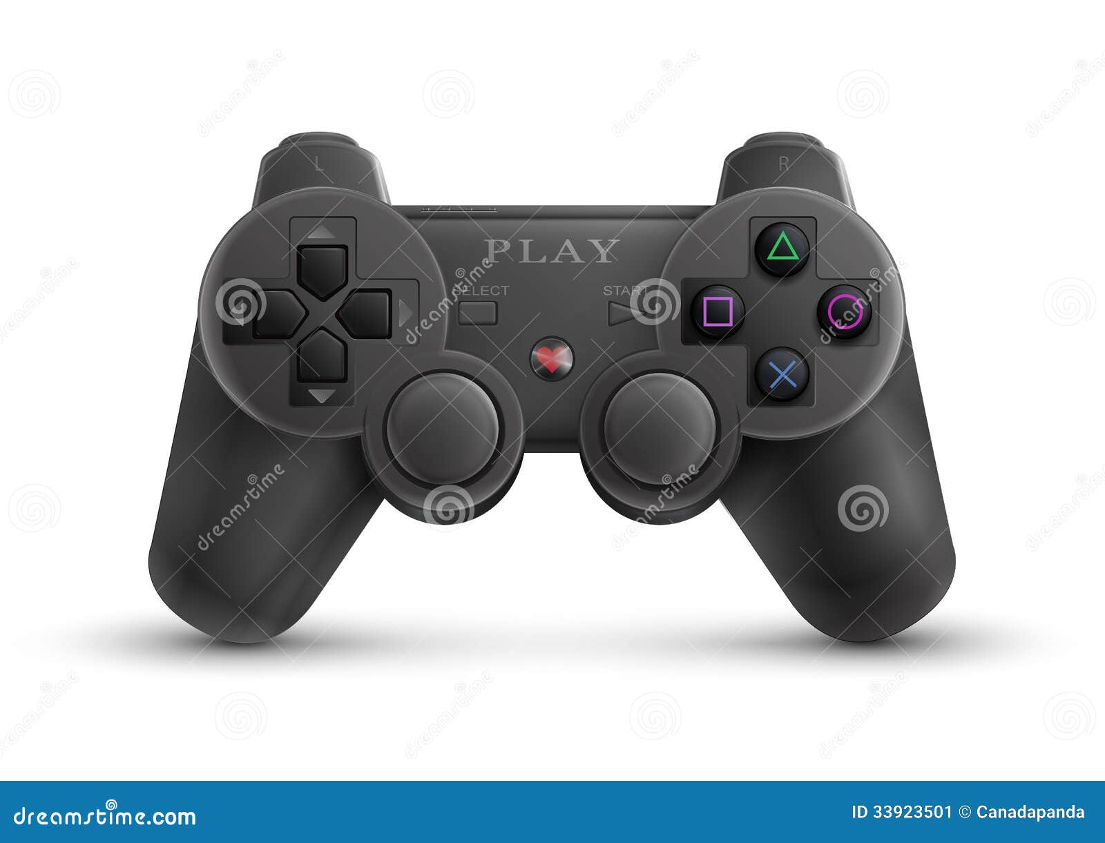 Universal Game Controller stock illustration. Illustration of person ...