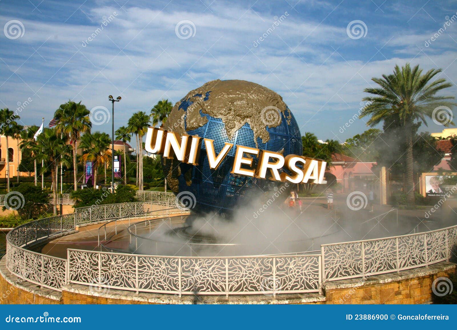 Universal Globe In Universal Orlando, Florida, USA Editorial Image ...