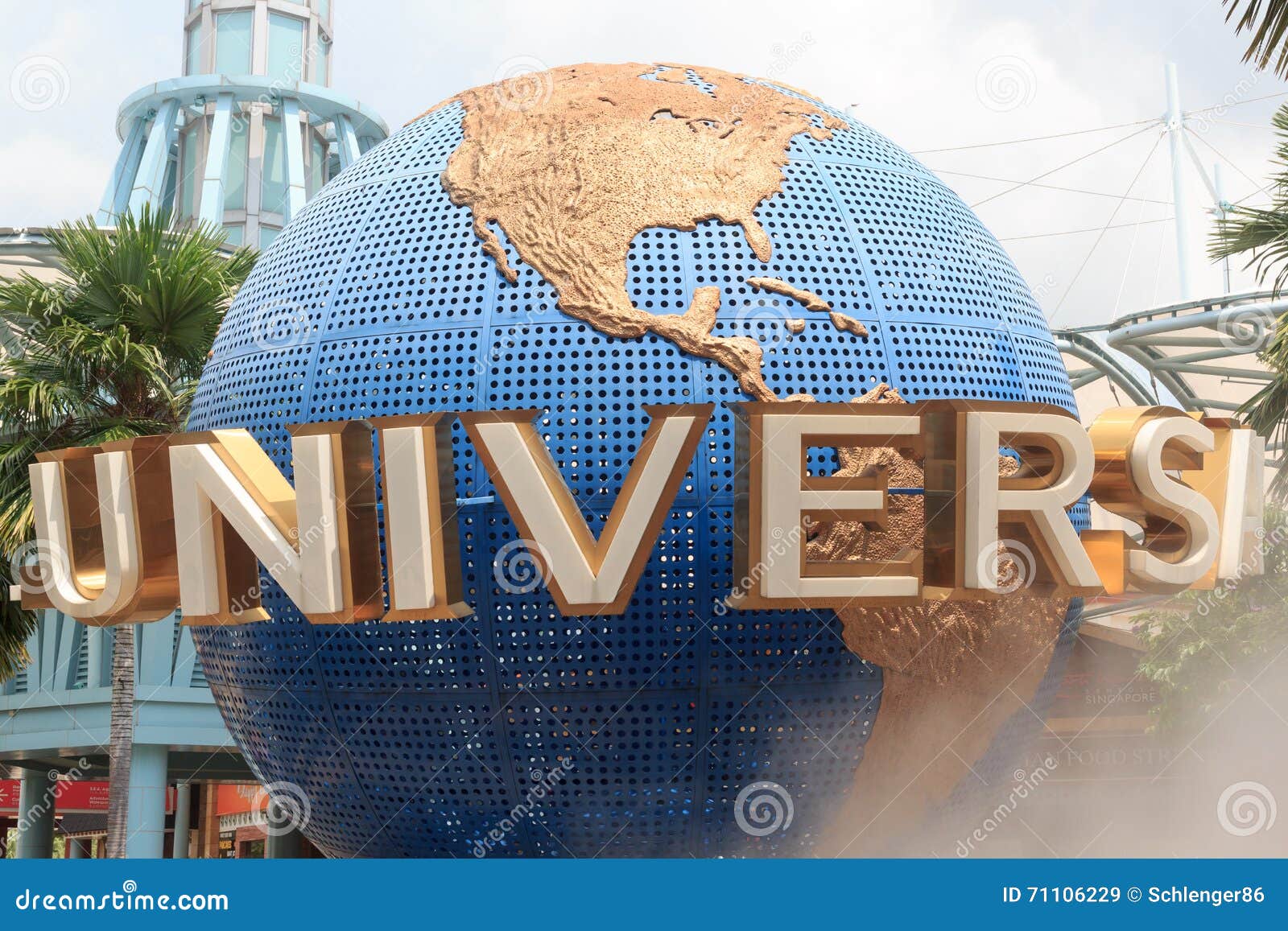 Universal Globe at Universal Studios Singapore on Island Resort Sentosa ...