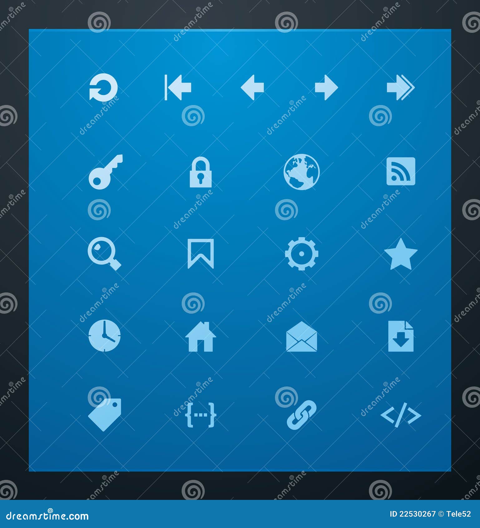 Universal Glyphs 7. Web Icons Stock Vector - Illustration of glyph ...