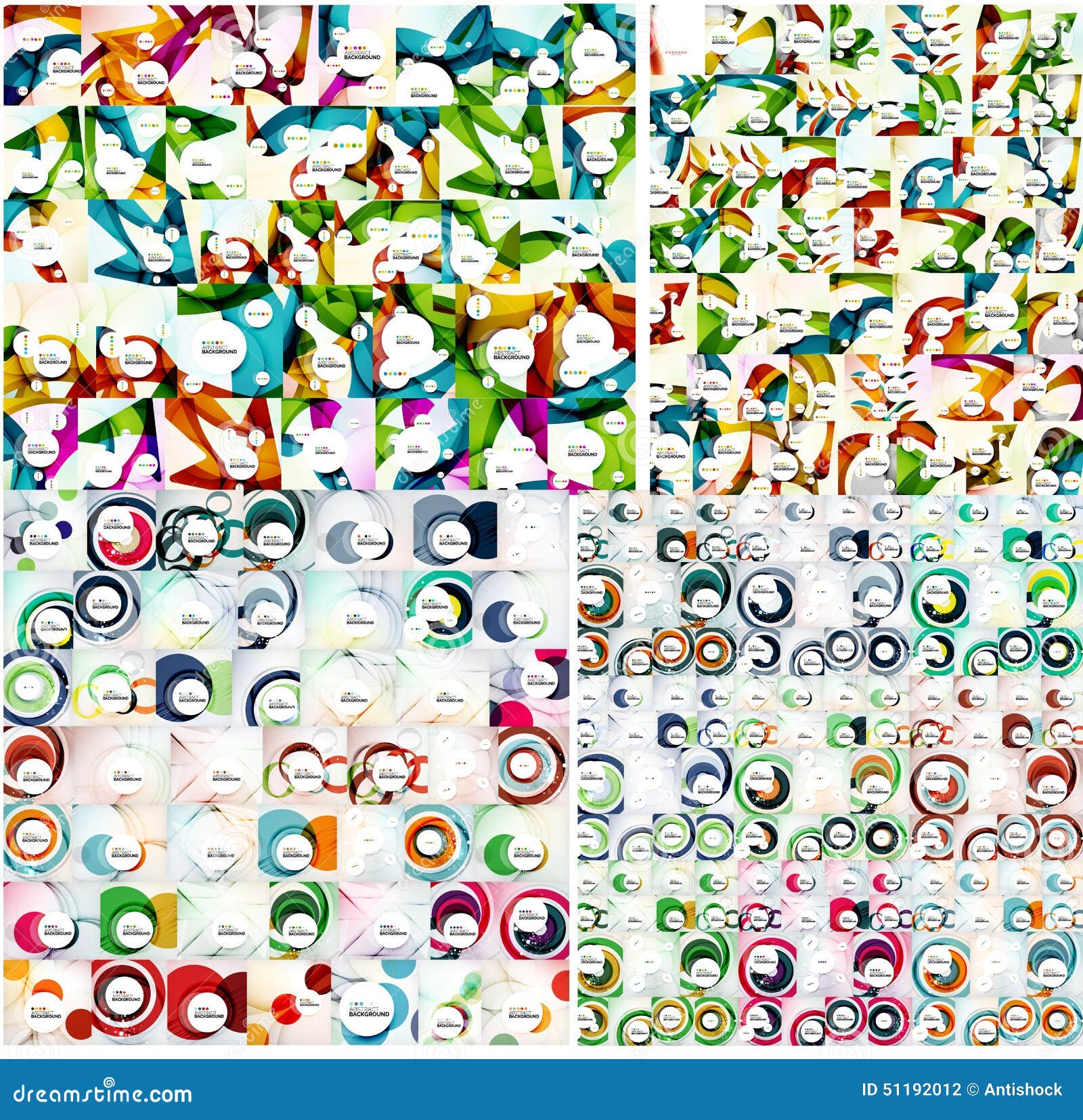 Universal Huge Mega Set of Abstract Backgrounds Stock Vector ...