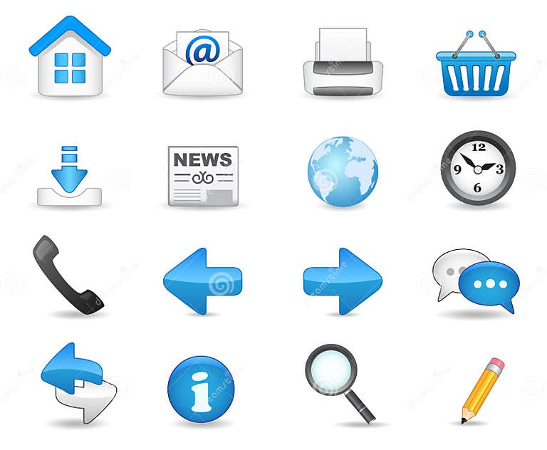 Universal icon set stock vector. Illustration of icons - 14142109