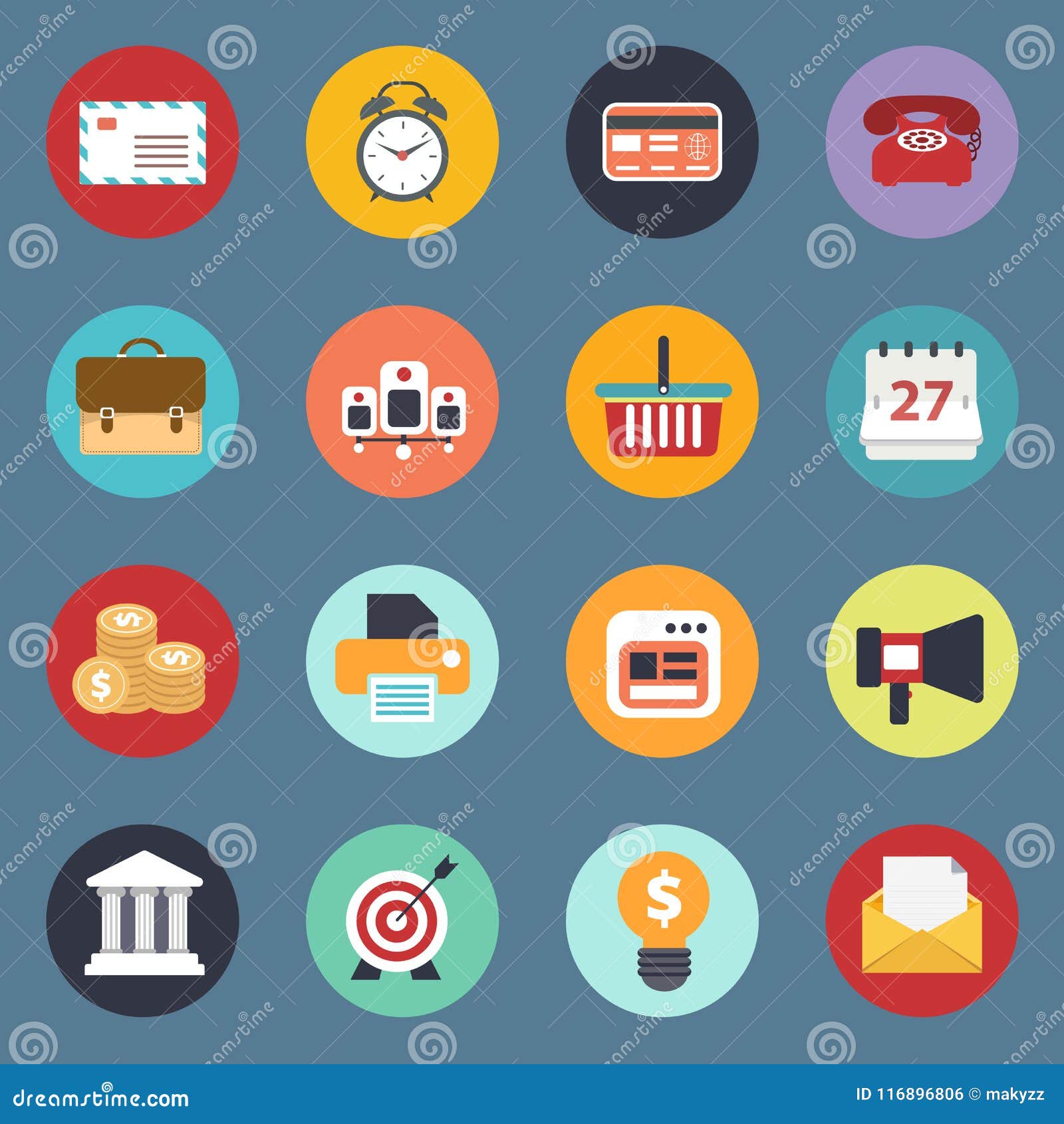 Universal Icon Set for Websites and Mobile Applications Stock ...